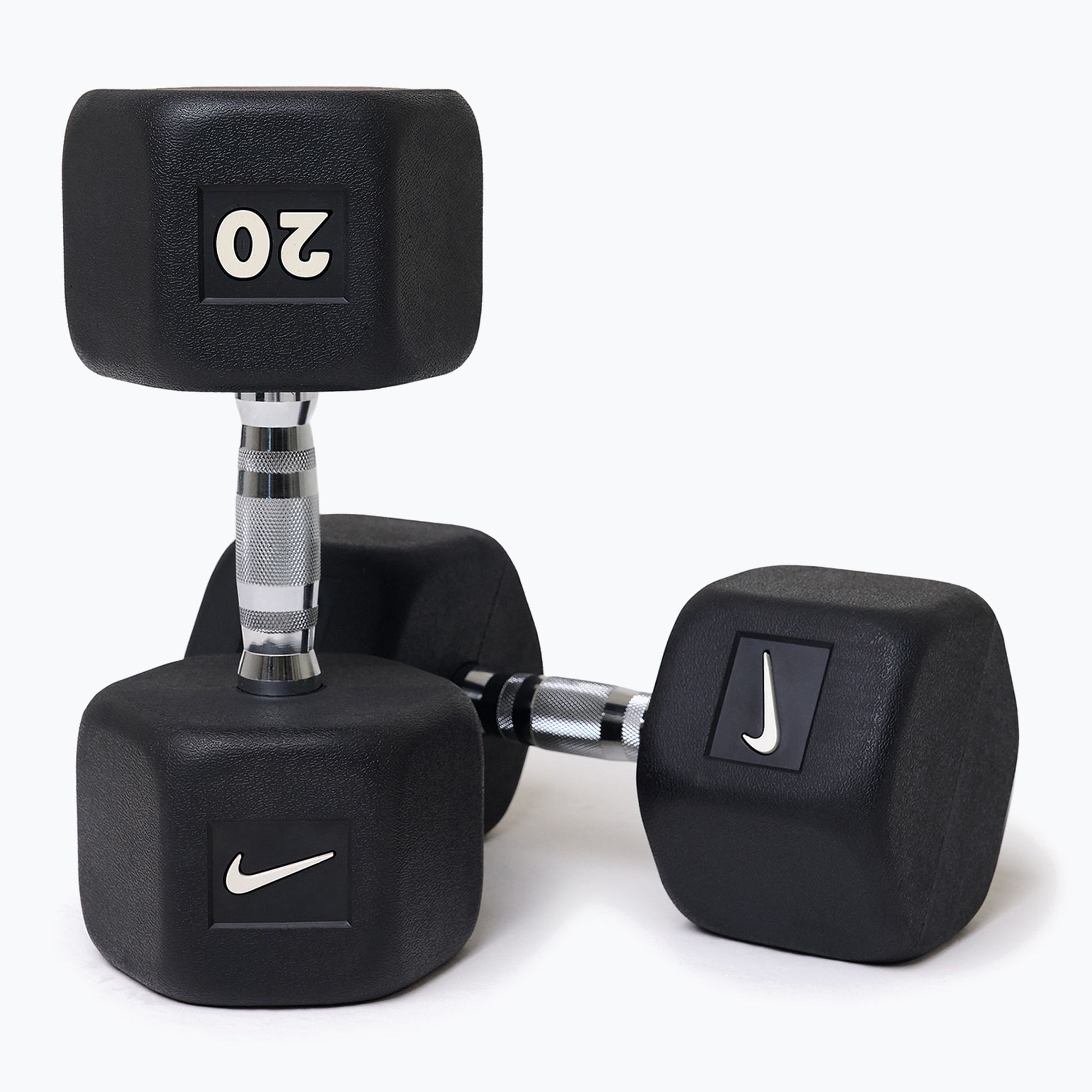 Дъмбел Nike Strength Hex 12,5 kg black/white (DRDK-1012) - Sportano.bg