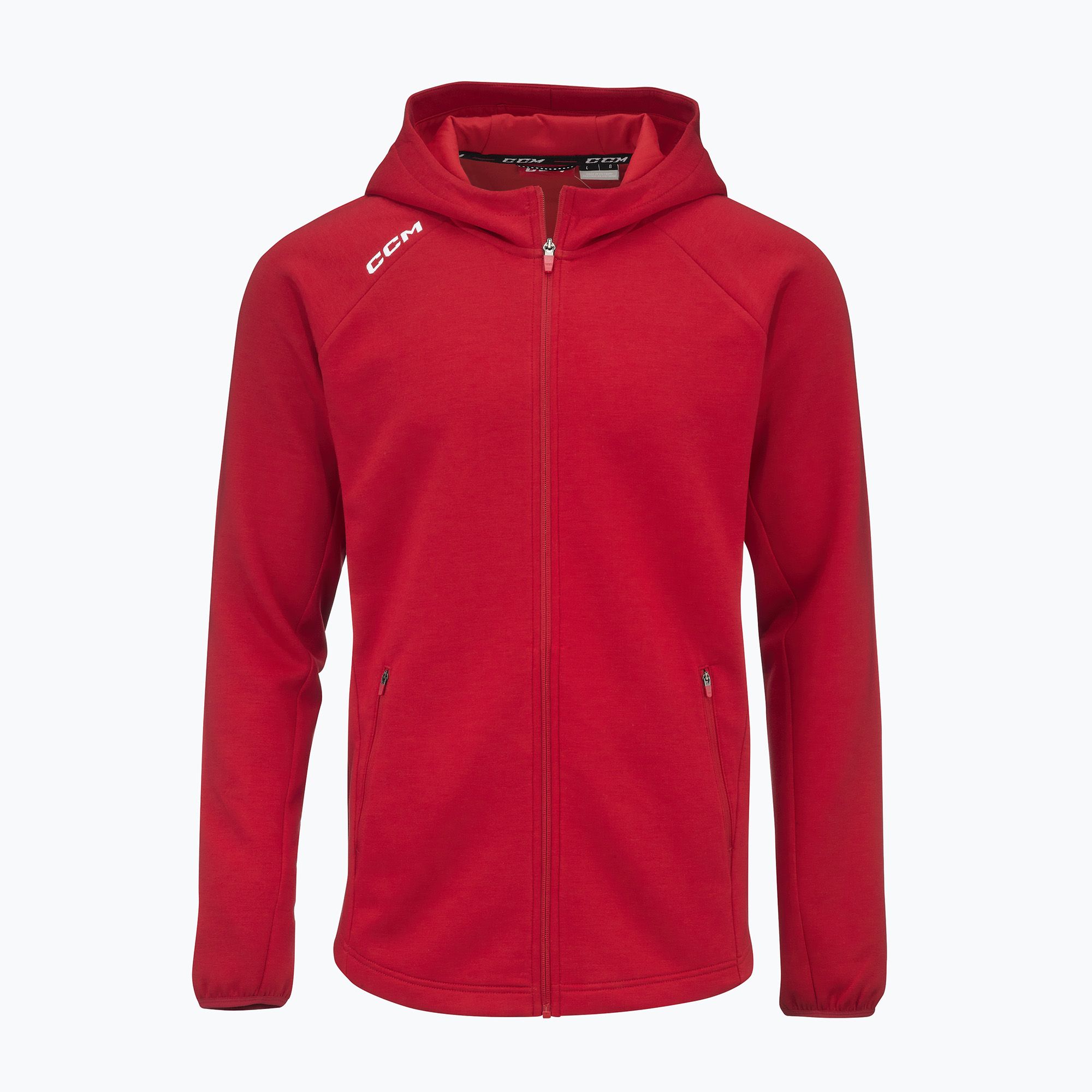 Мъжки суитшърт CCM Locker Room Full Zip SR red (FFZ2TA-SRLRED ...