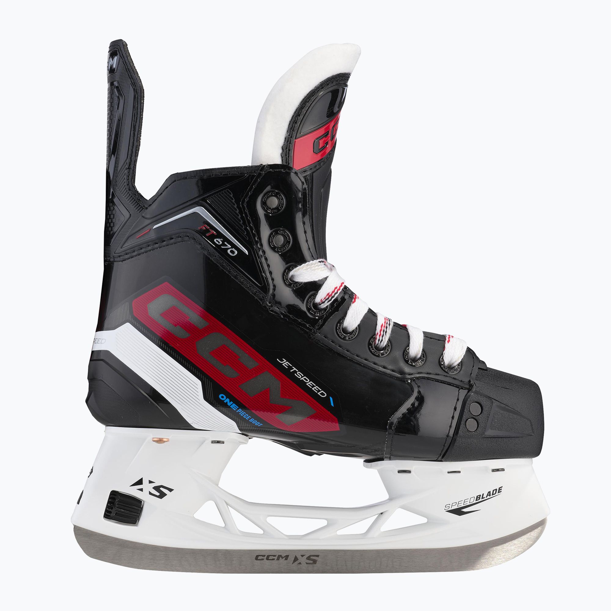 Детски кънки за хокей CCM JetSpeed FT670 JR black (SK670) - Sportano.bg