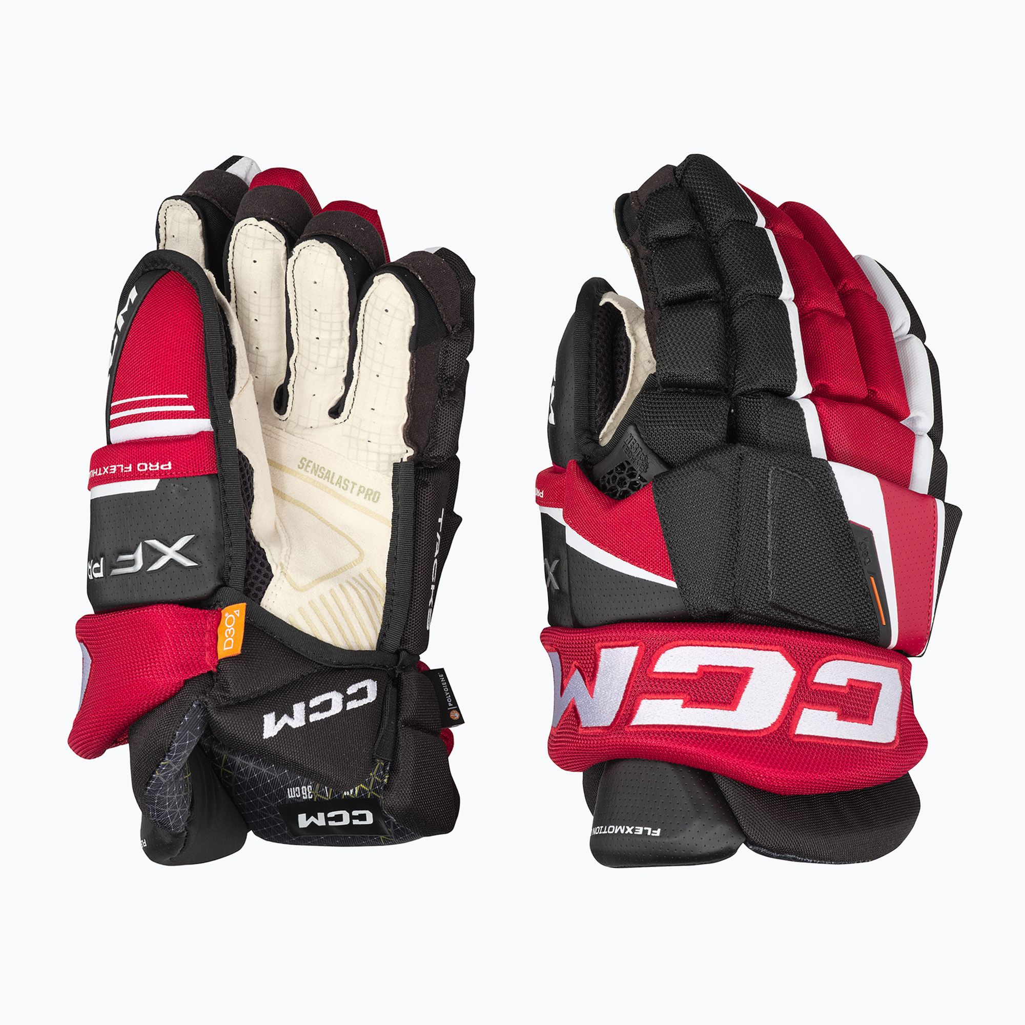 Ръкавици за хокей CCM Tacks XF Pro SR черни/сиви (HGXFPRO-SR15BKGG ...
