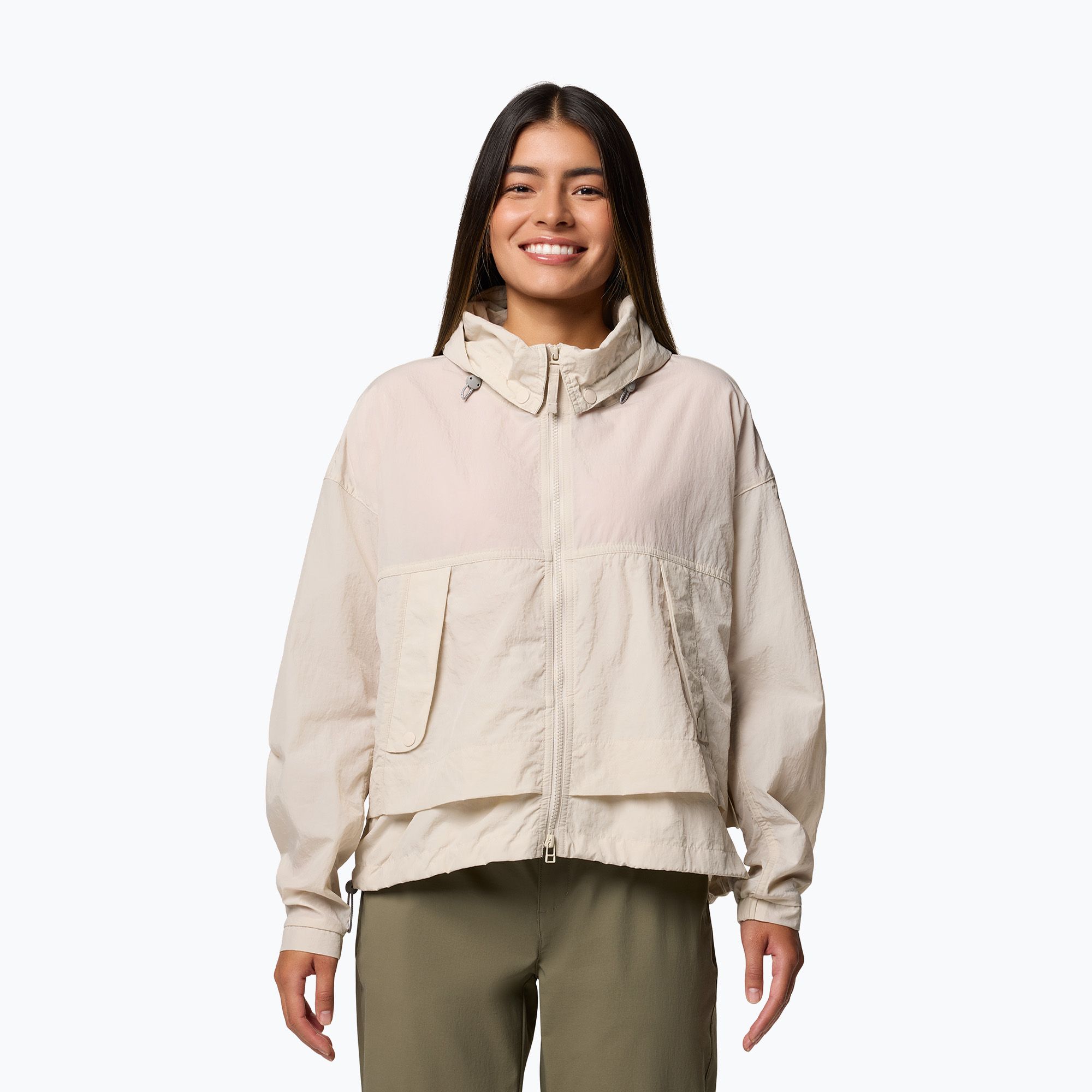 Дамско яке против вятър Columbia Paracutie II Windbreaker dark stone ...