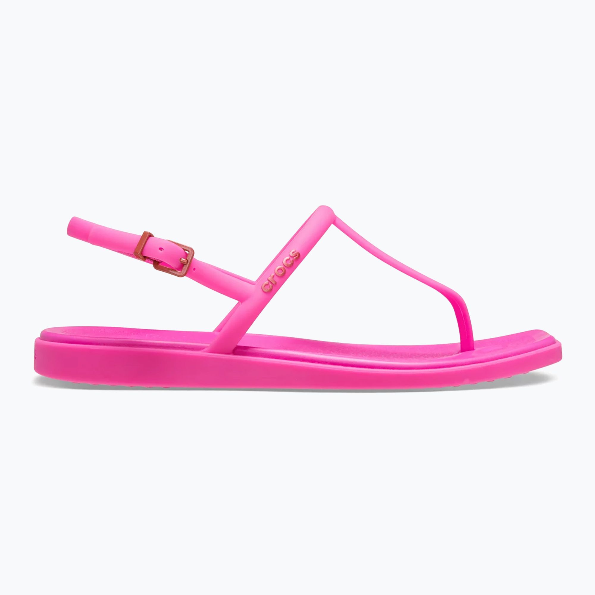 Дамски сандали Crocs Miami Thong Flip pink crush (209793-6TW) - Sportano.bg
