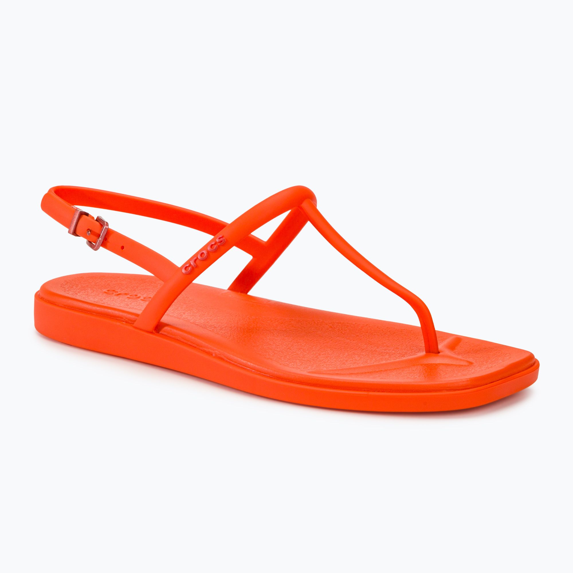 Дамски сандали Crocs Miami Thong Flip lava (209793-84J) - Sportano.bg