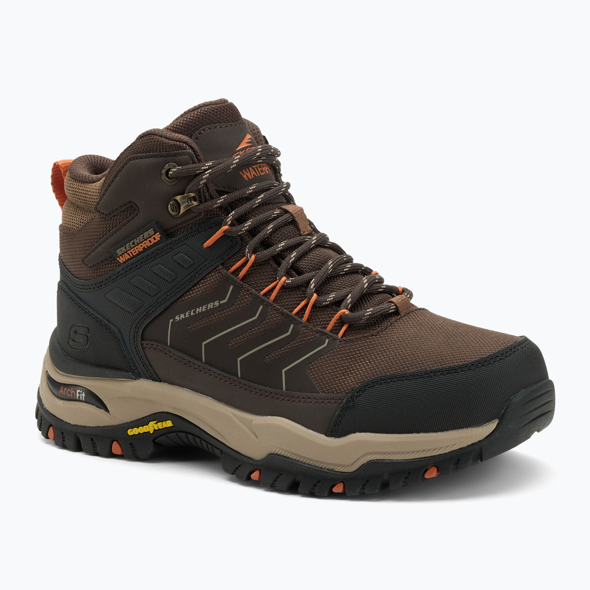 Мъжки обувки SKECHERS Arch Fit Dawson Raveno brown (204634 BRN ...