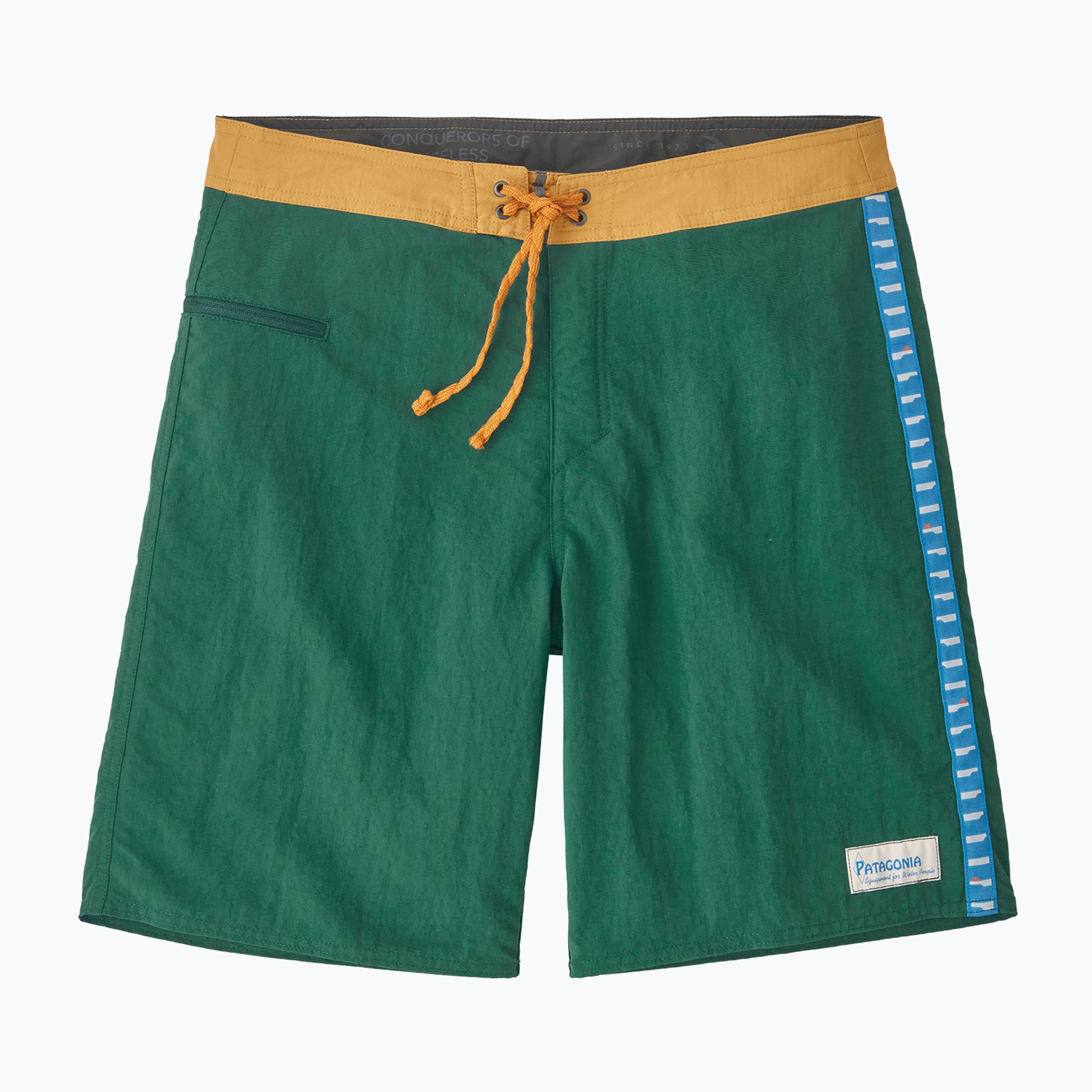 Мъжки шорти за плуване Patagonia Wavefarer Boardshorts conifer green (86623) - Sportano.bg