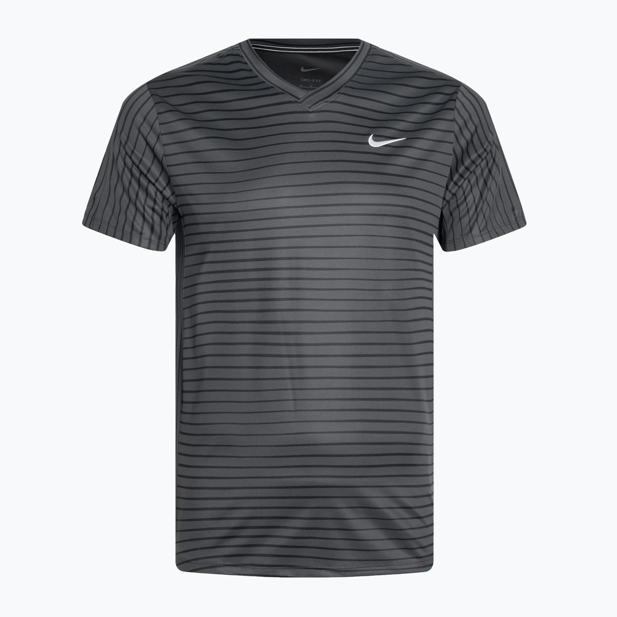 Мъжка тениска за тенис Nike Court Dri-Fit Top Novelty anthrac/ white ...