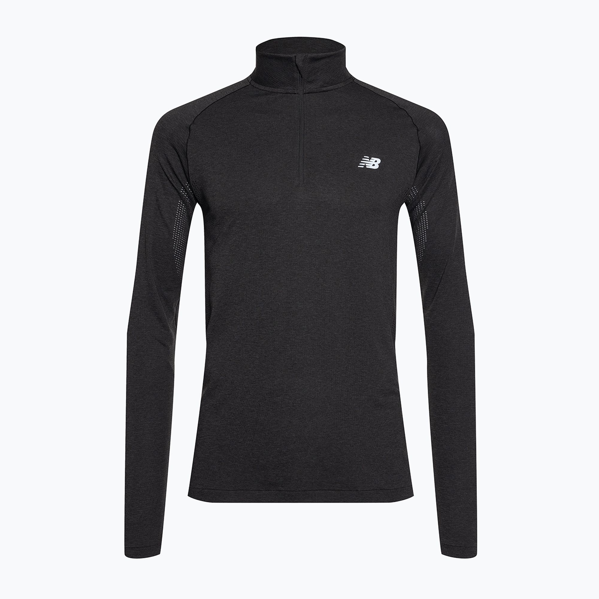 Мъжки суитшърт New Balance Athletics Seamless 1/4 ZIP black (MT41083BK ...