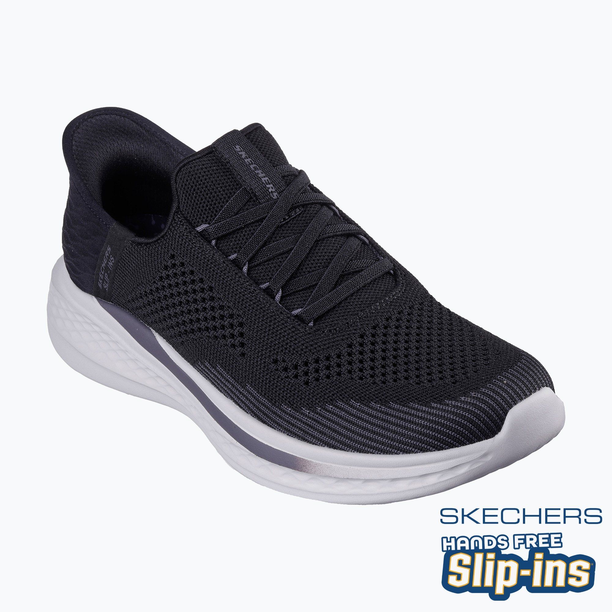 Мъжки обувки SKECHERS Slade Quinto black (210810 BLK) - Sportano.bg