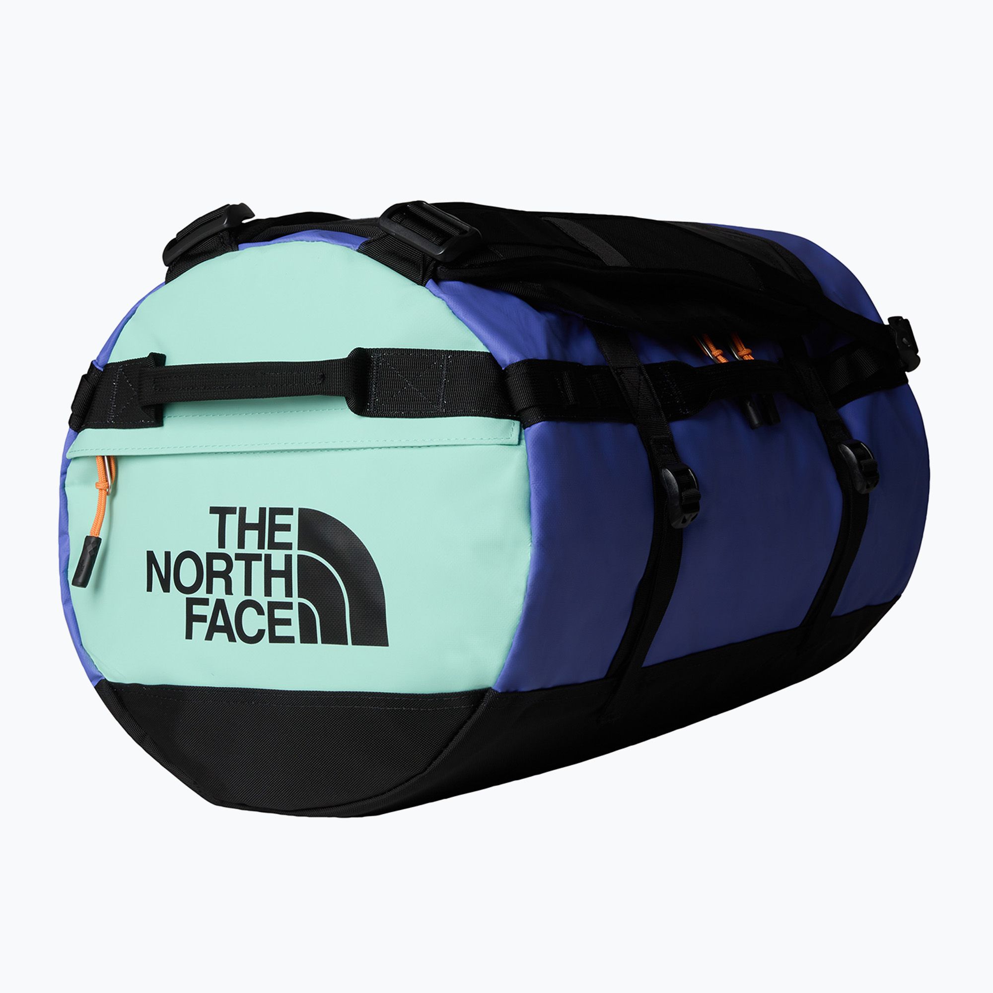 Пътна чанта The North Face Base Camp Duffel S 50 l indigo plum/bright foam/papaya (NF0A52STB911 ...