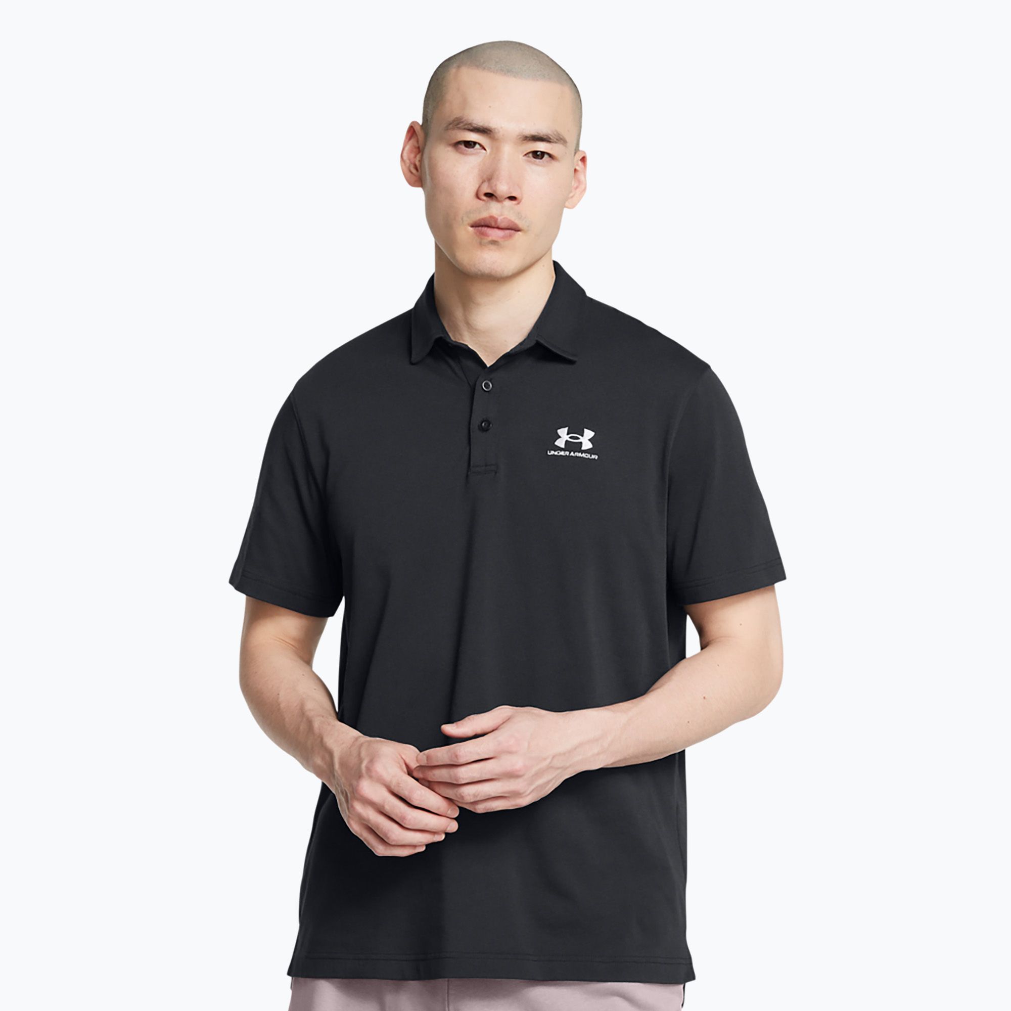 Мъжка поло риза Under Armour Icon Polo castlerock light heather/white ...
