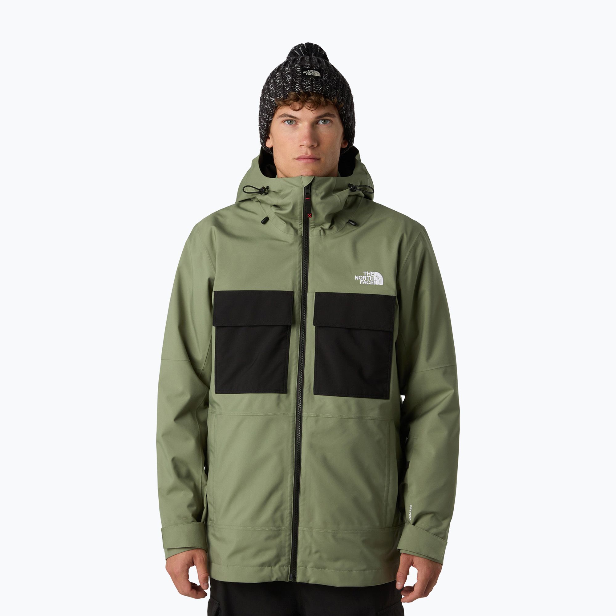 Мъжко яке за сноуборд The North Face Fourbarrel Triclimate bark mist ...
