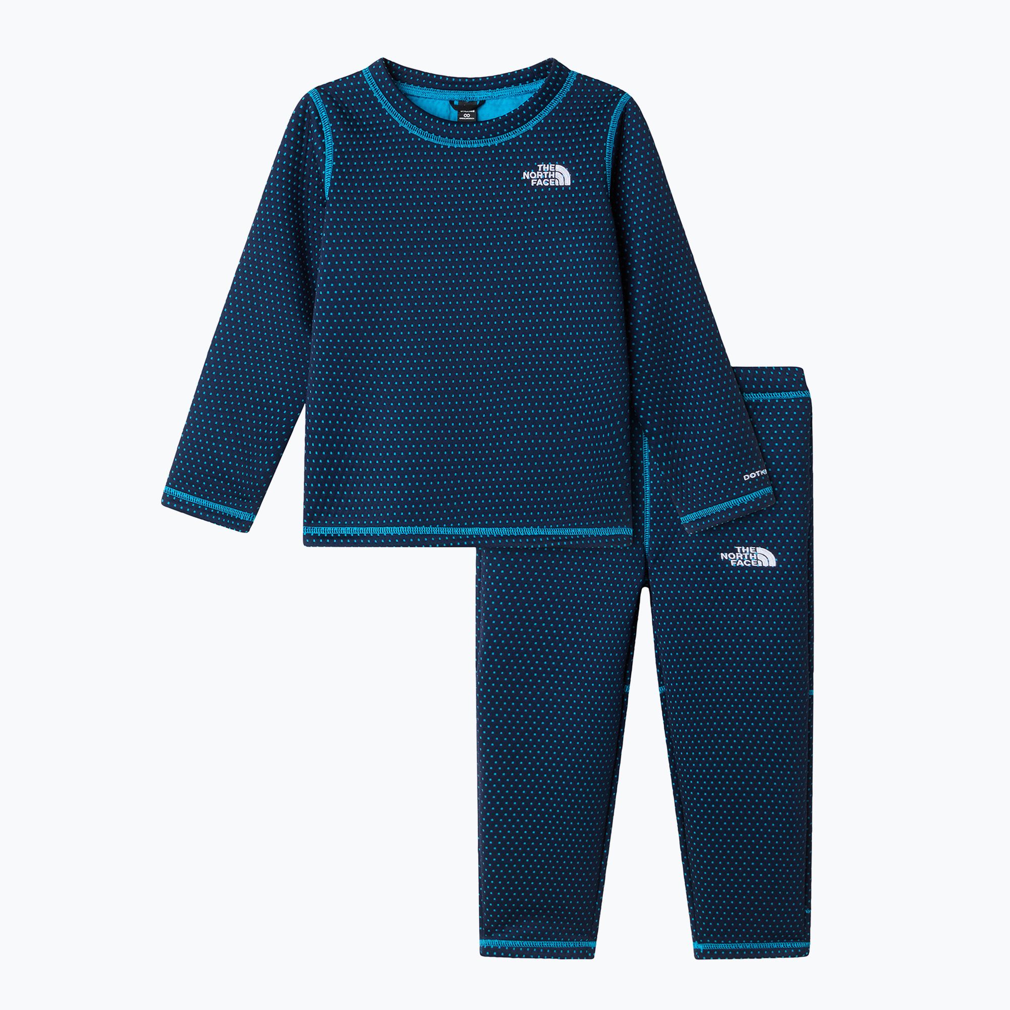 Комплект детско термо бельо The North Face Dotknit Thermal summit navy ...
