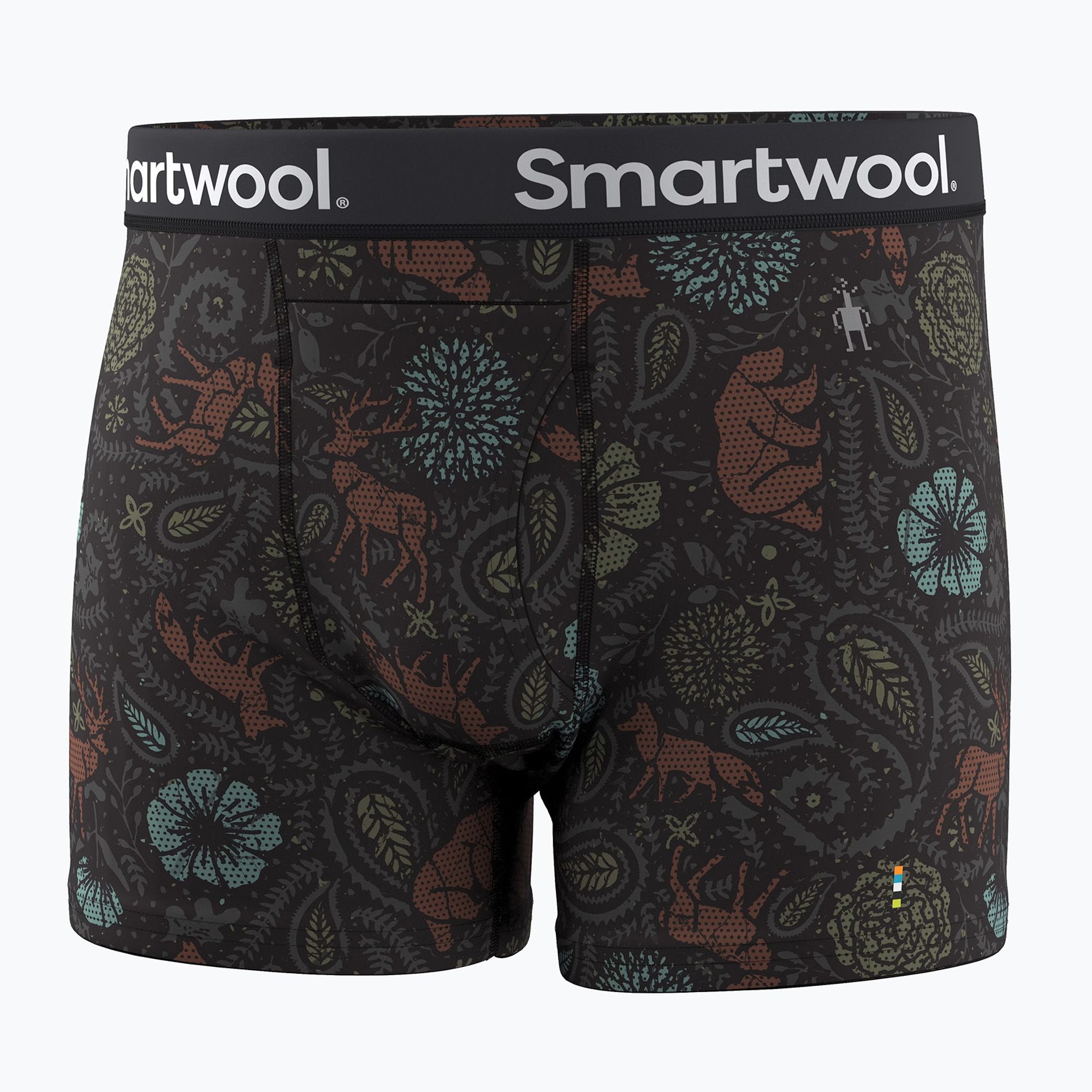 Мъжки термоактивни боксерки Smartwool Merino Print Boxer Brief Boxed ...