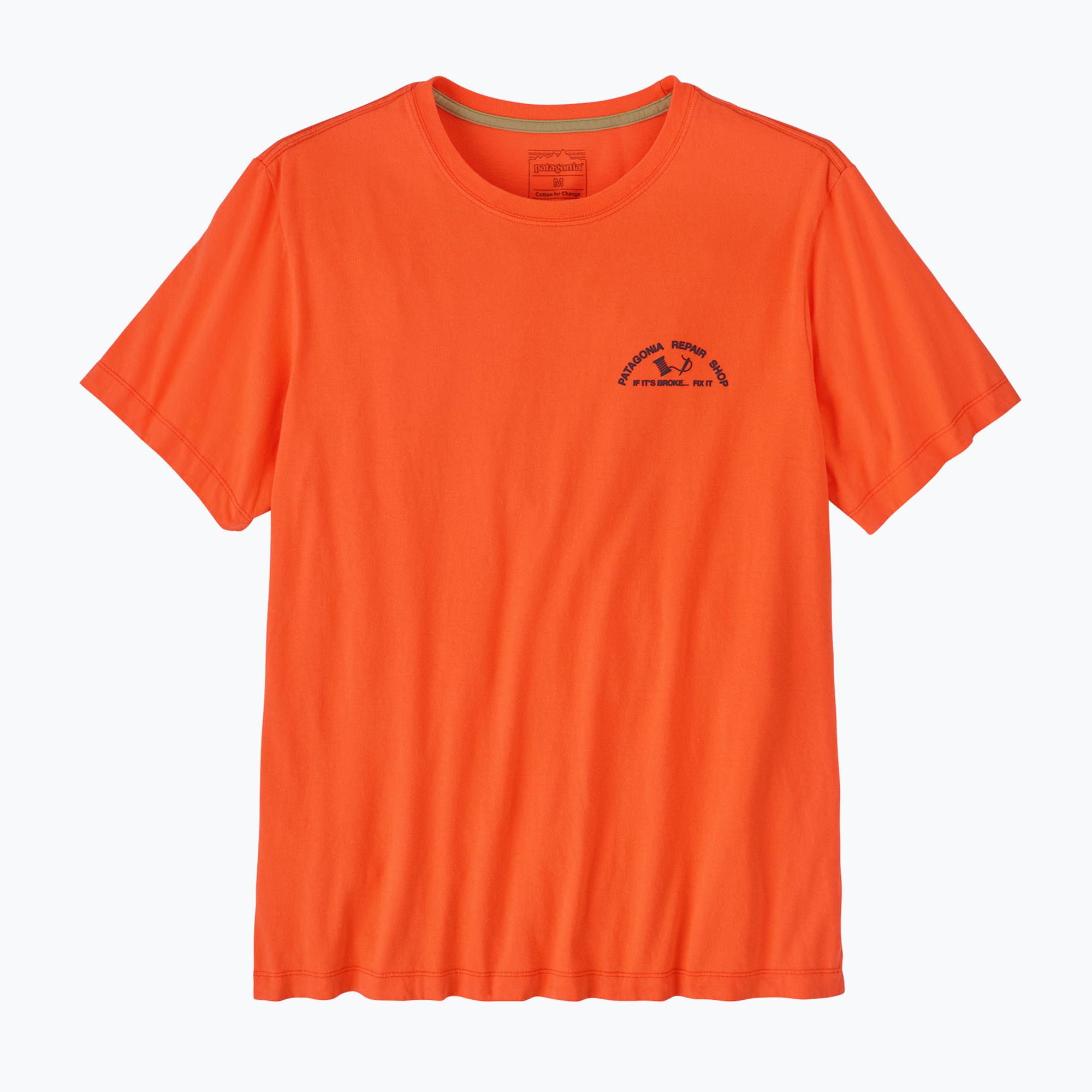 Мъжка тениска Patagonia Repair Shop undyed natural (37844) - Sportano.bg