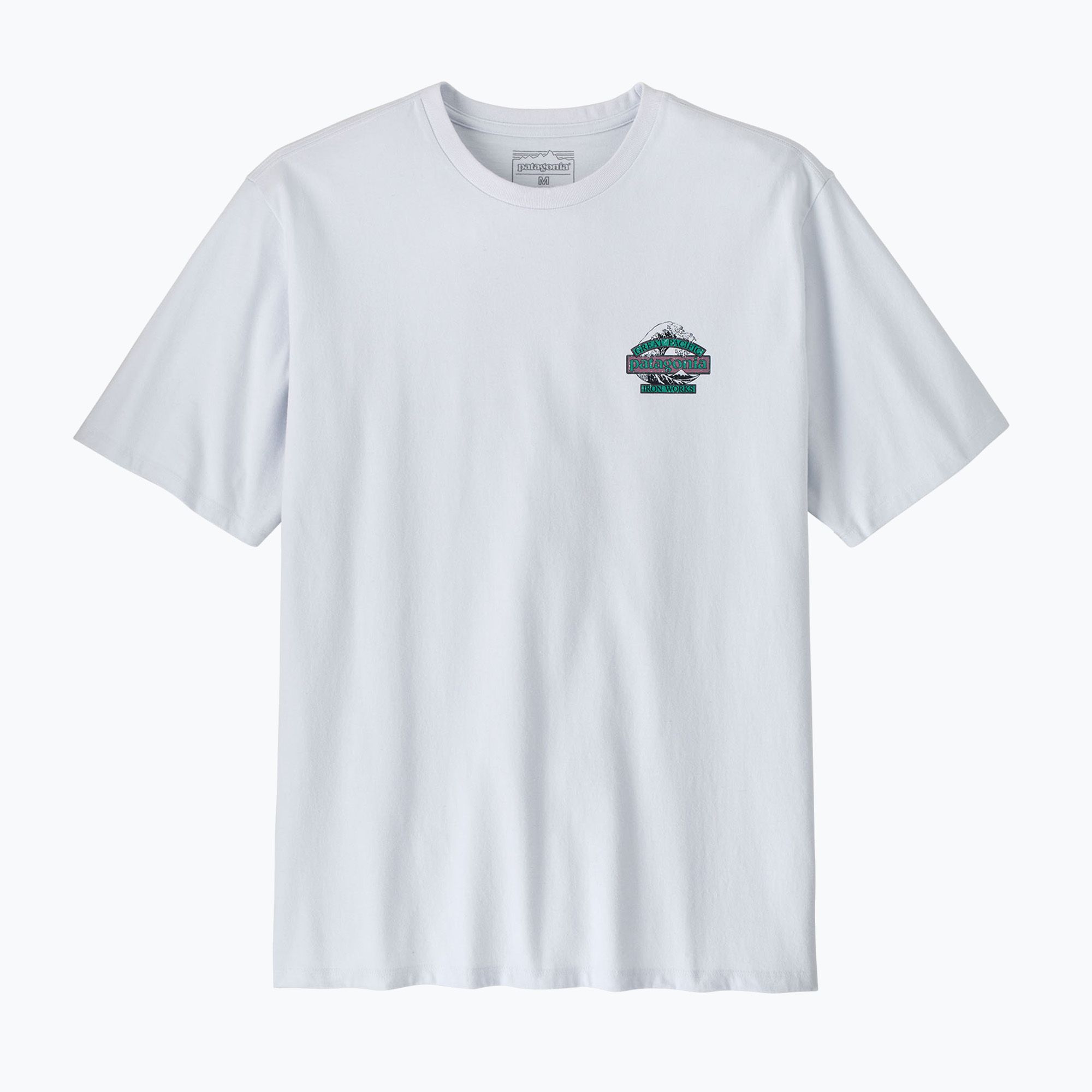 Мъжка тениска за трекинг Patagonia Great Waves Responsibili Tee white ...