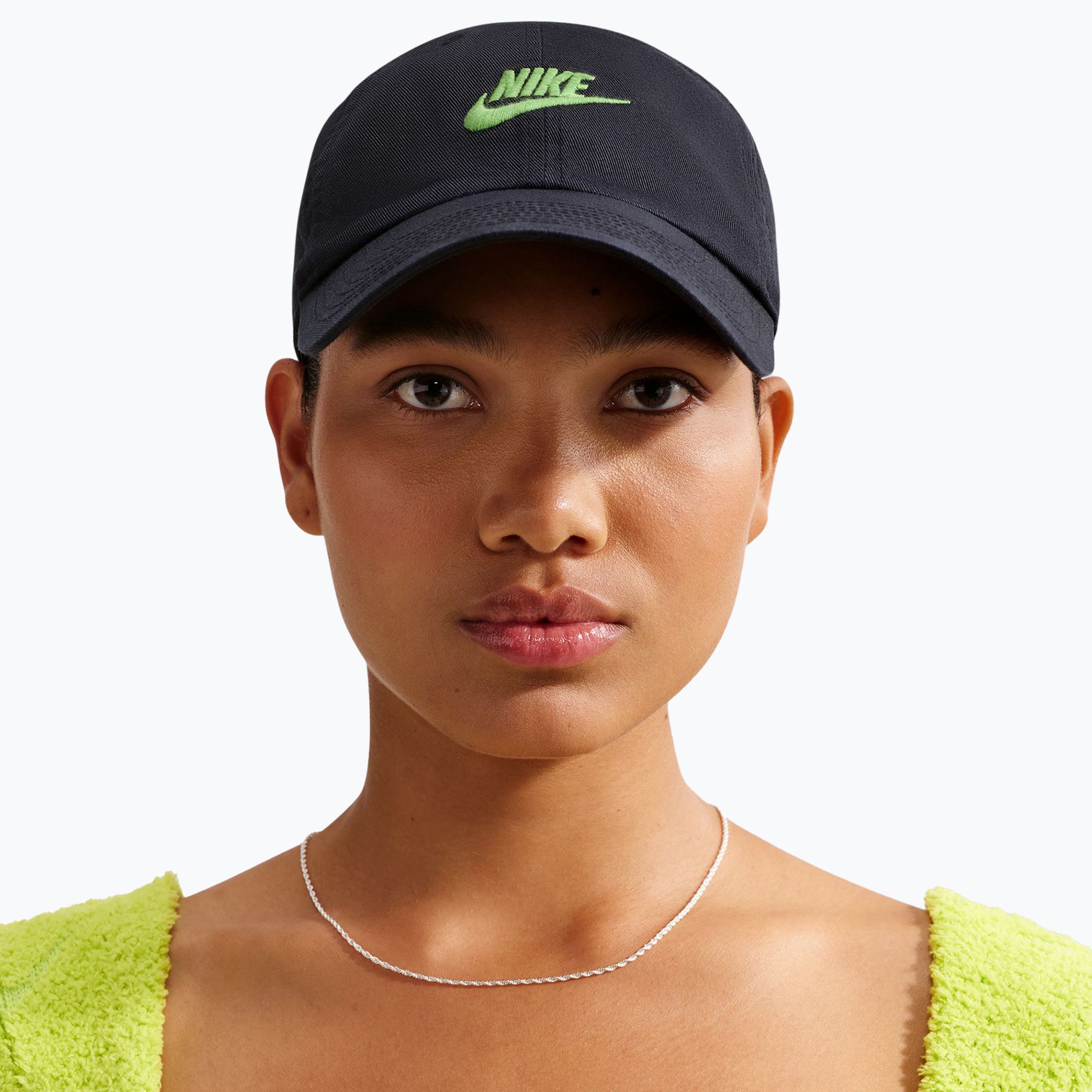 Шапка с козирка Nike Club Unstructured Futura Wash black/mean green ...