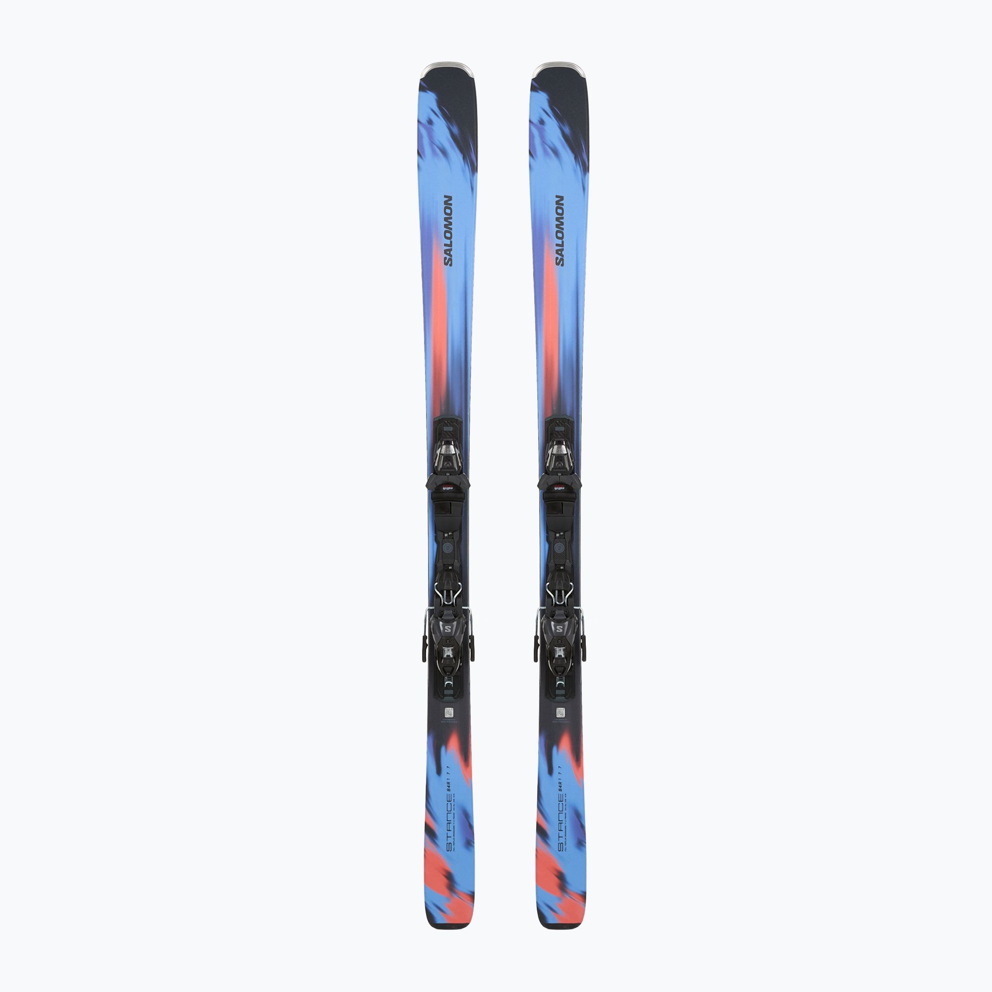 Пистови ски Salomon Stance 84 R + автомати M11 GW azure blue/nasturtium ...