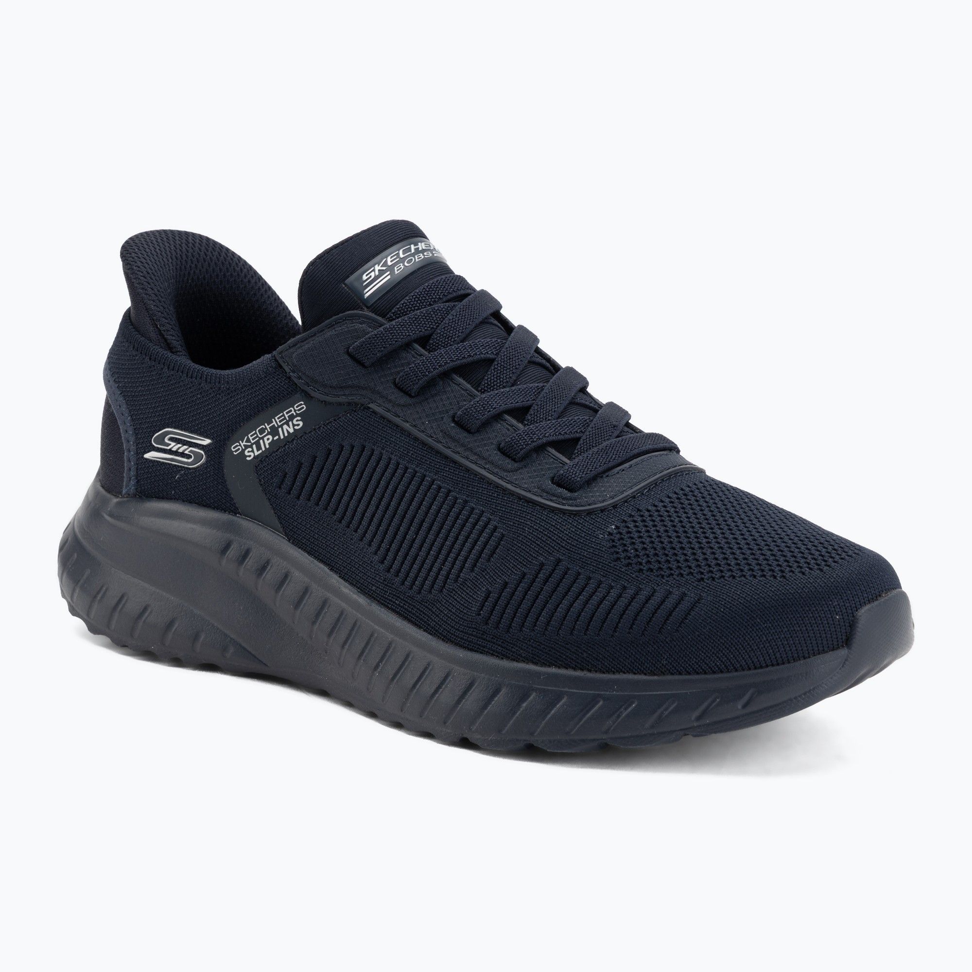 Мъжки обувки SKECHERS Bobs Squad Chaos Solid Step black (118312 BBK ...