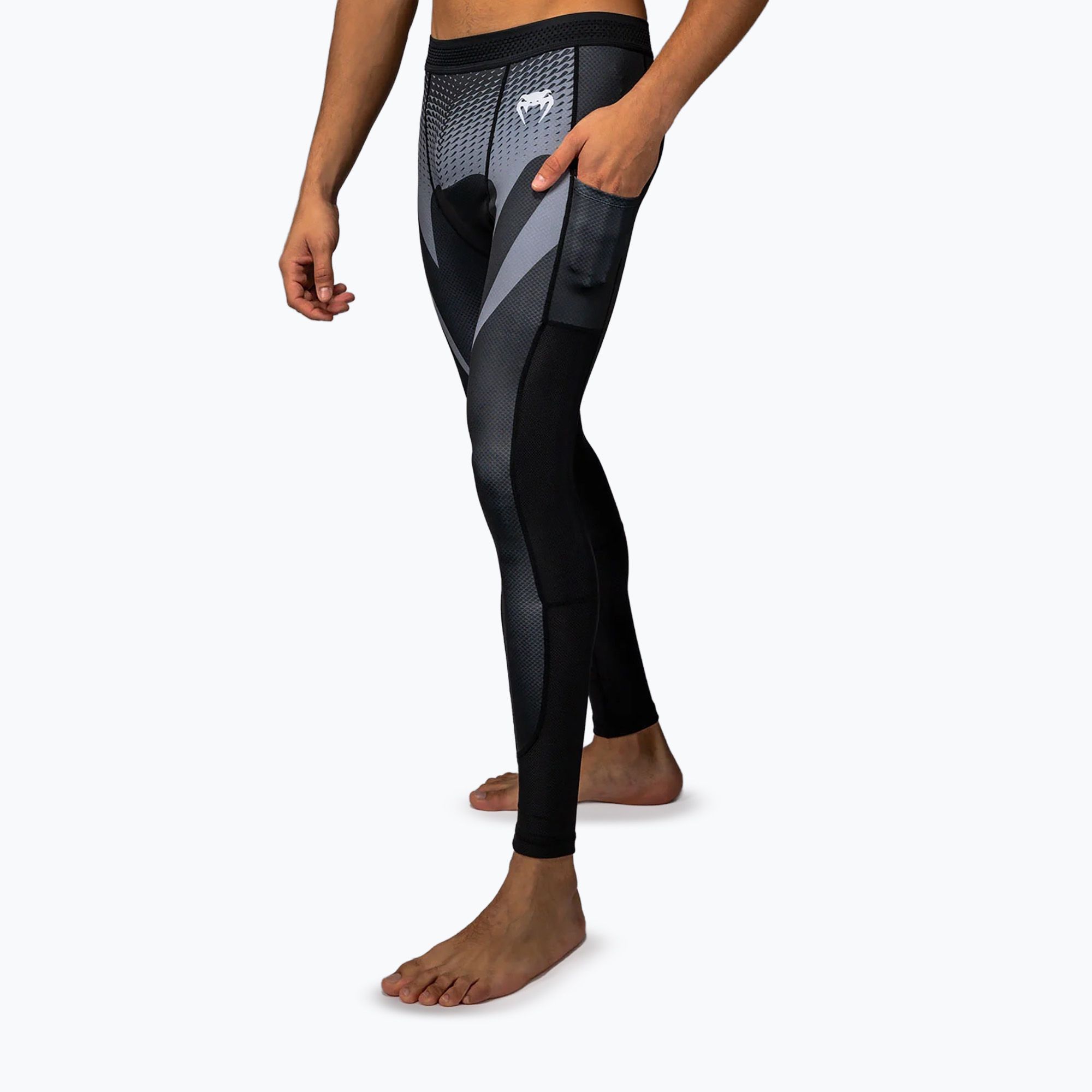 Мъжки клин за тренировка Venum No Gi Spats black/silver grey (VENUM ...