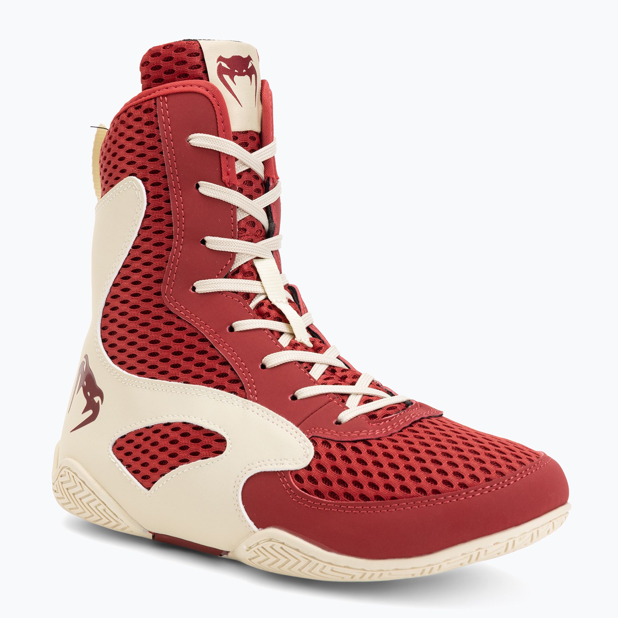 Мъжки боксови обувки Venum Contender Boxing ruby red/ivory (04958 ...