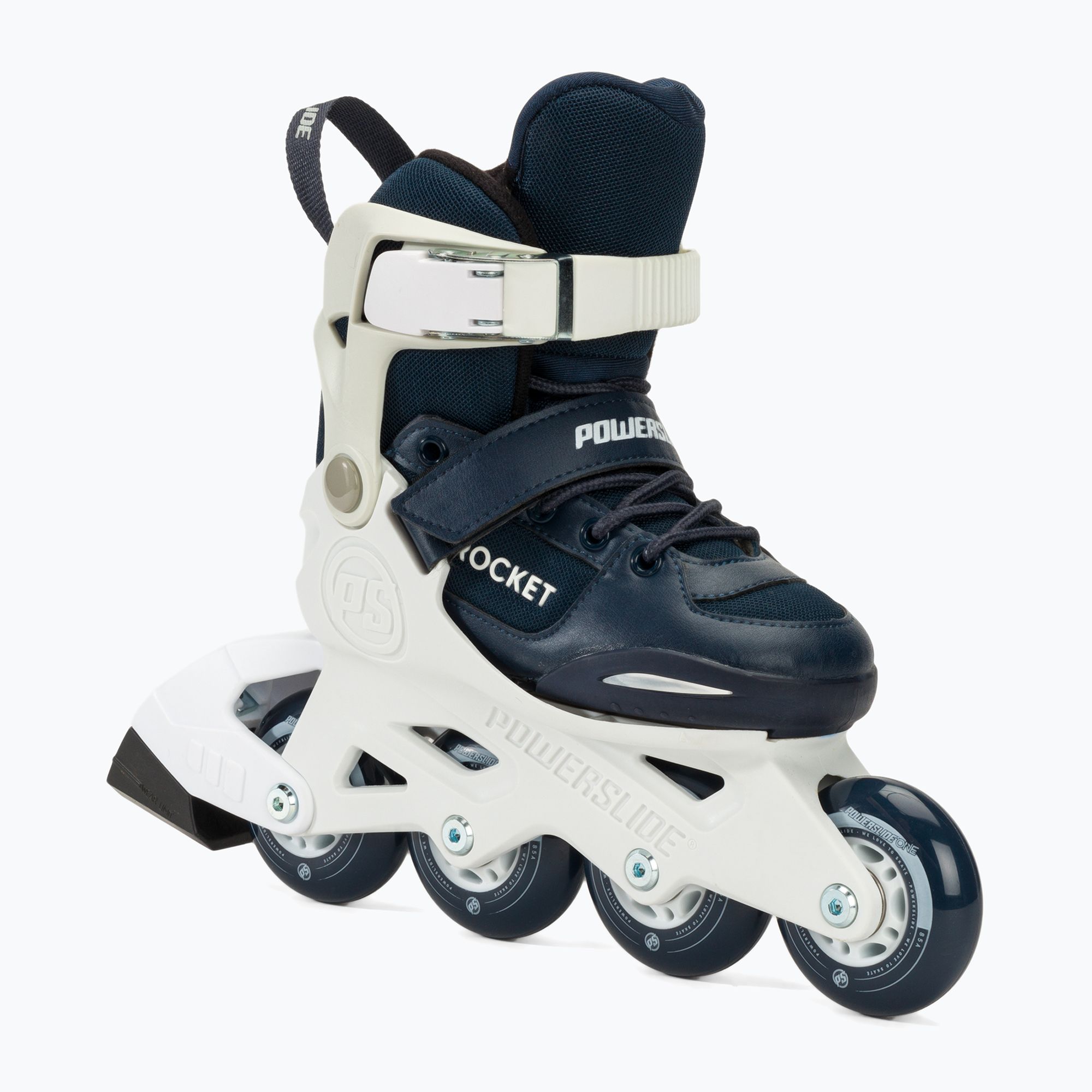 Детски ролери Powerslide Rocket white/navy blue (940673) - Sportano.bg