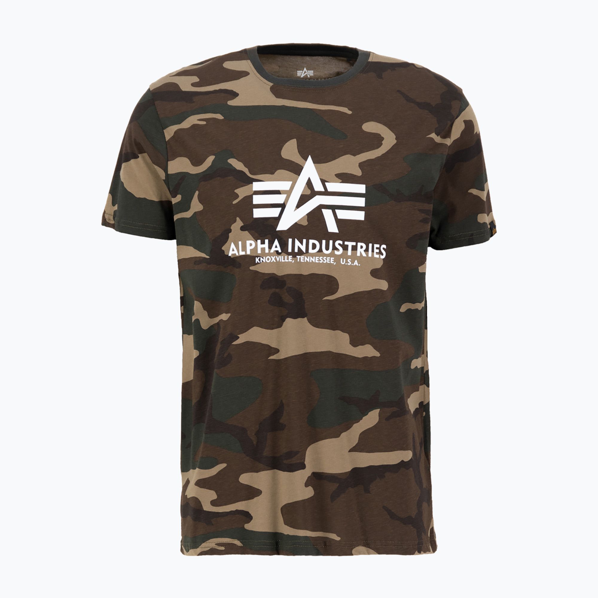 Alpha Industries Basic Camo маслинова камуфлажна поло риза за мъже ...