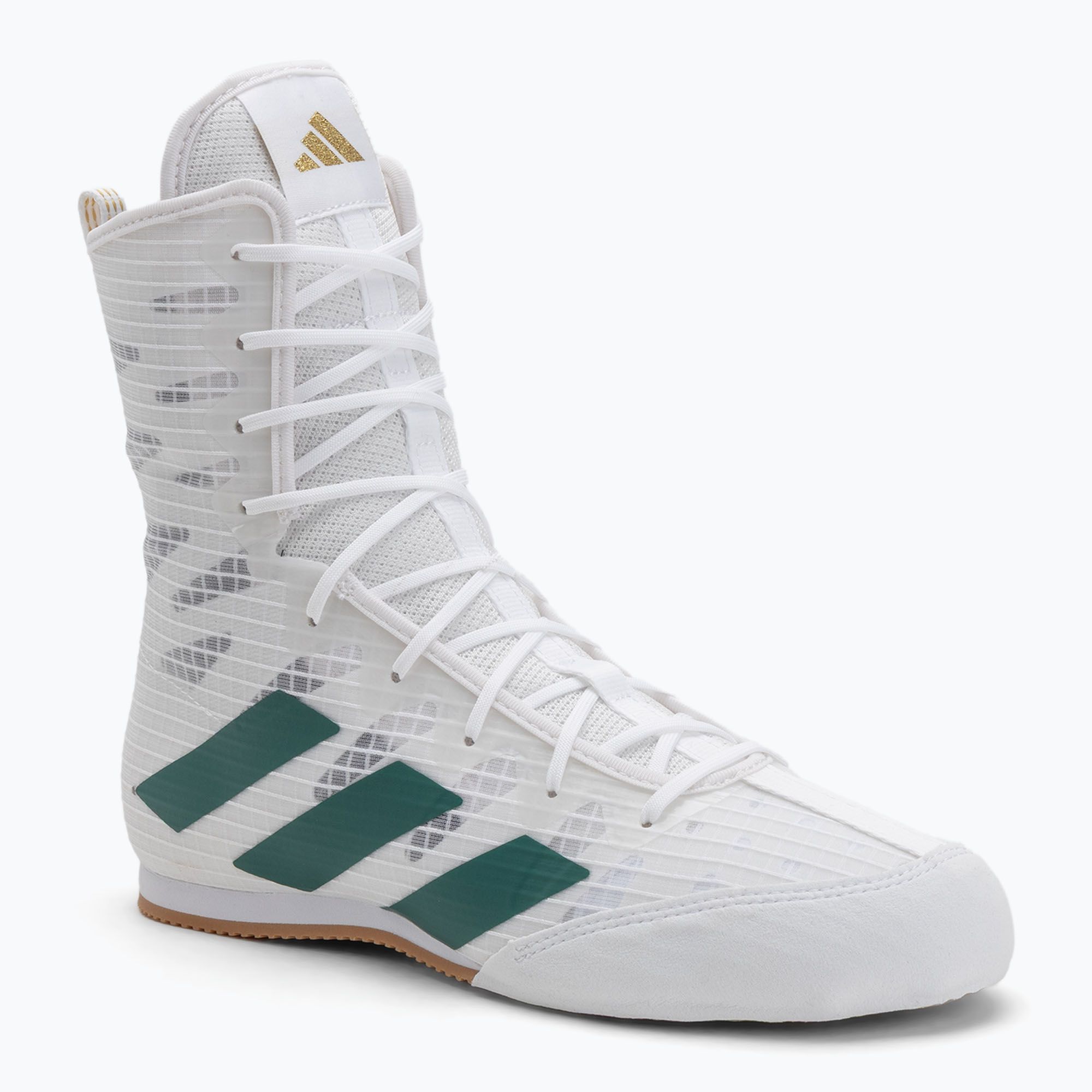 боксови обувки adidas Box Hog 4 cloud white/collegiate green/core black ...