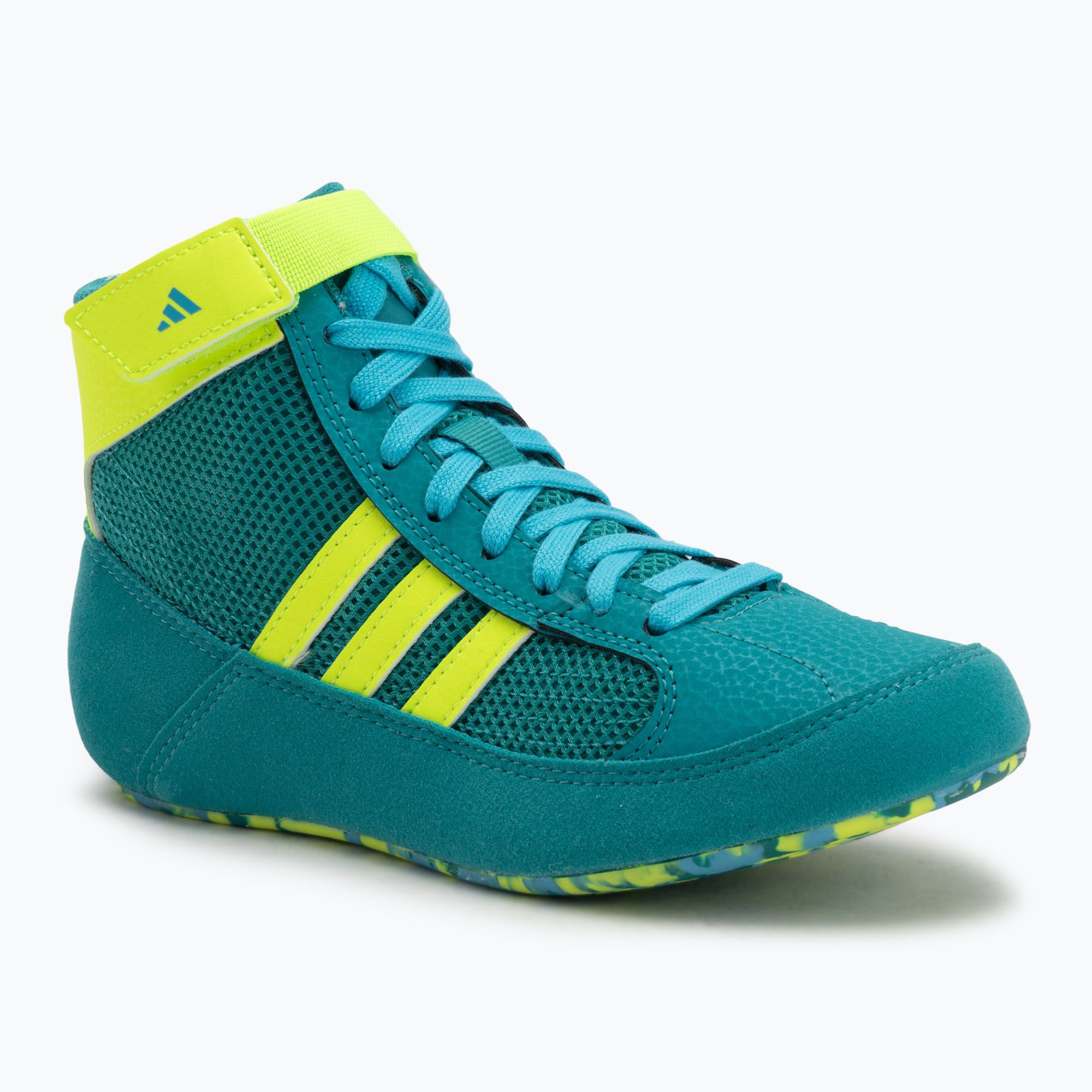 Детски обувки за борба adidas Havoc purple team/lucid lemon/signal cyan ...