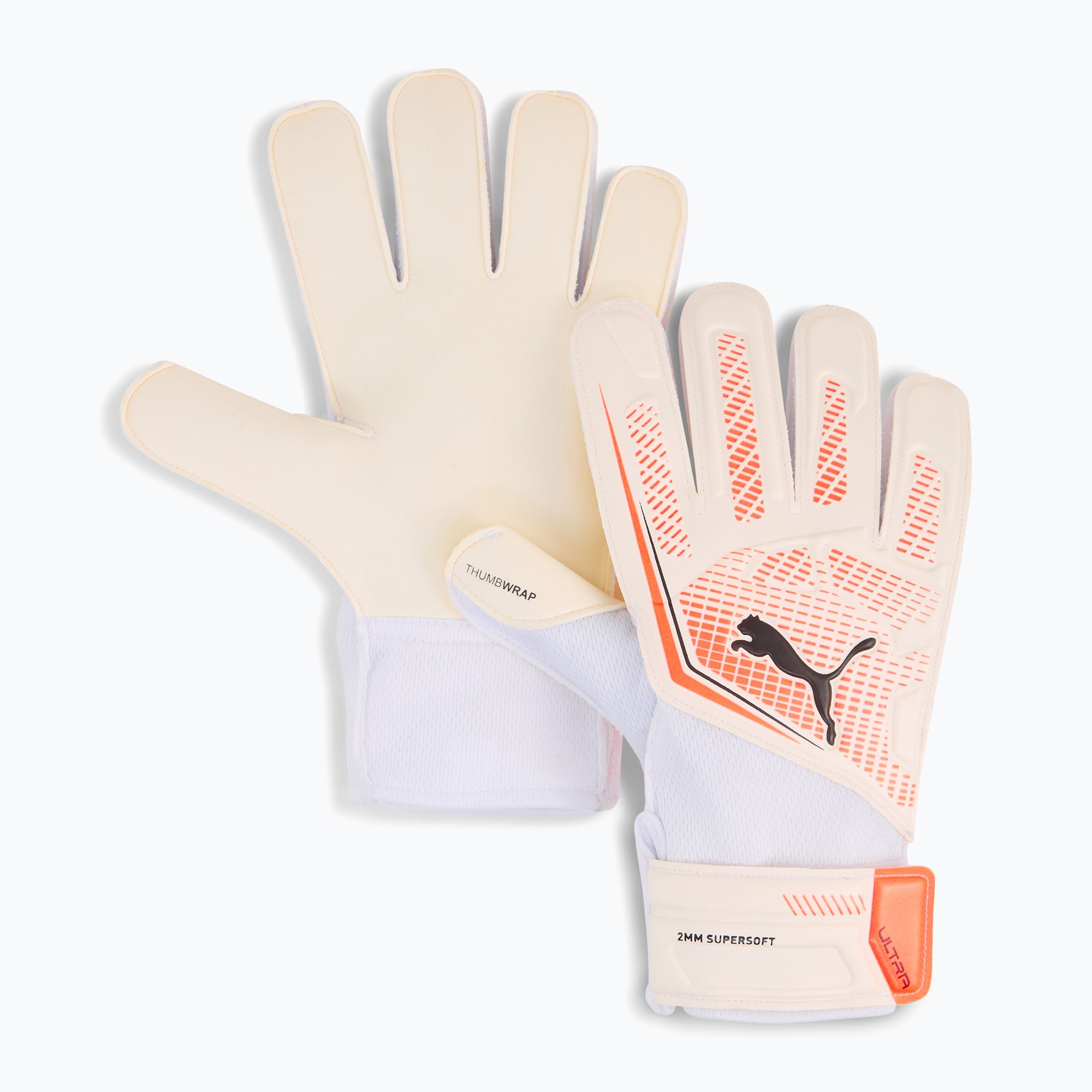 Вратарски ръкавици Puma Ultra Play RC puma white/glowing red/puma black ...