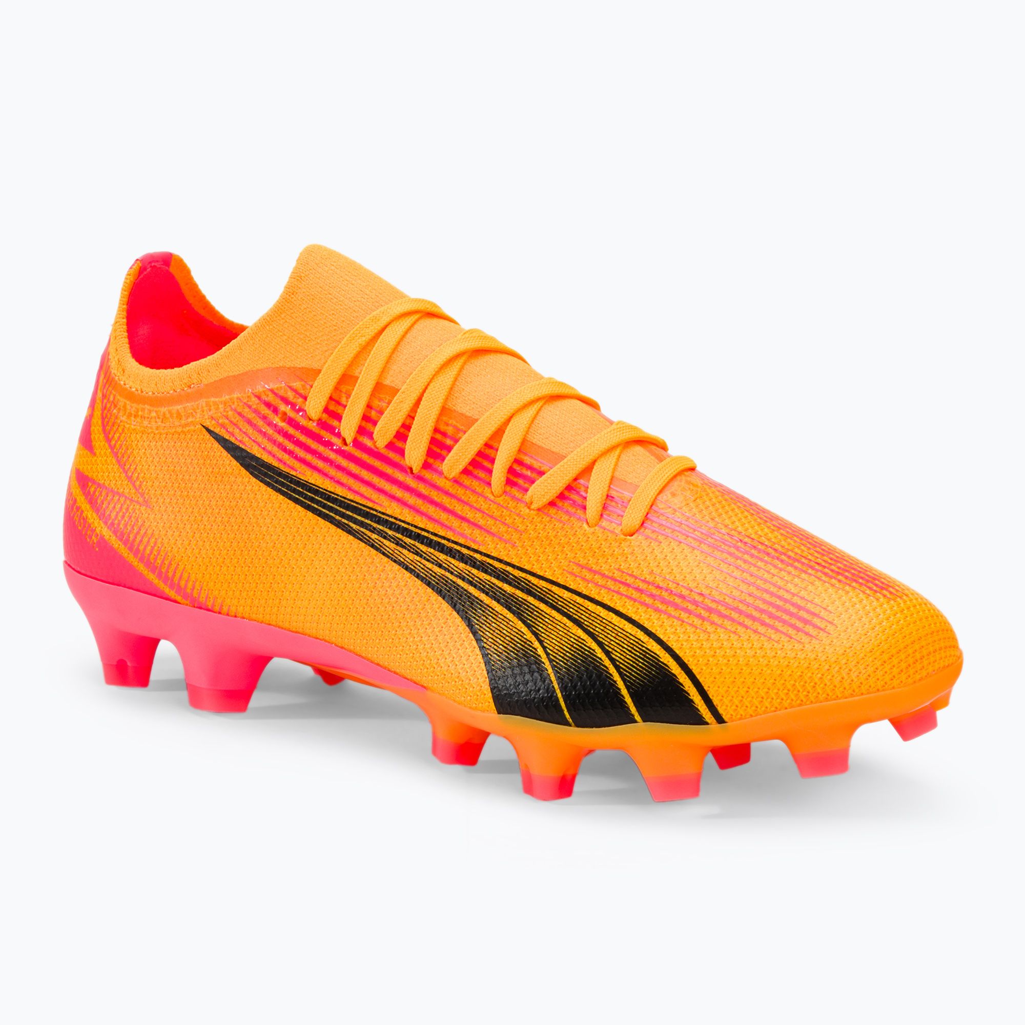 Футболни обувки PUMA Ultra Match FG/AG sunset glow/puma black/sun ...