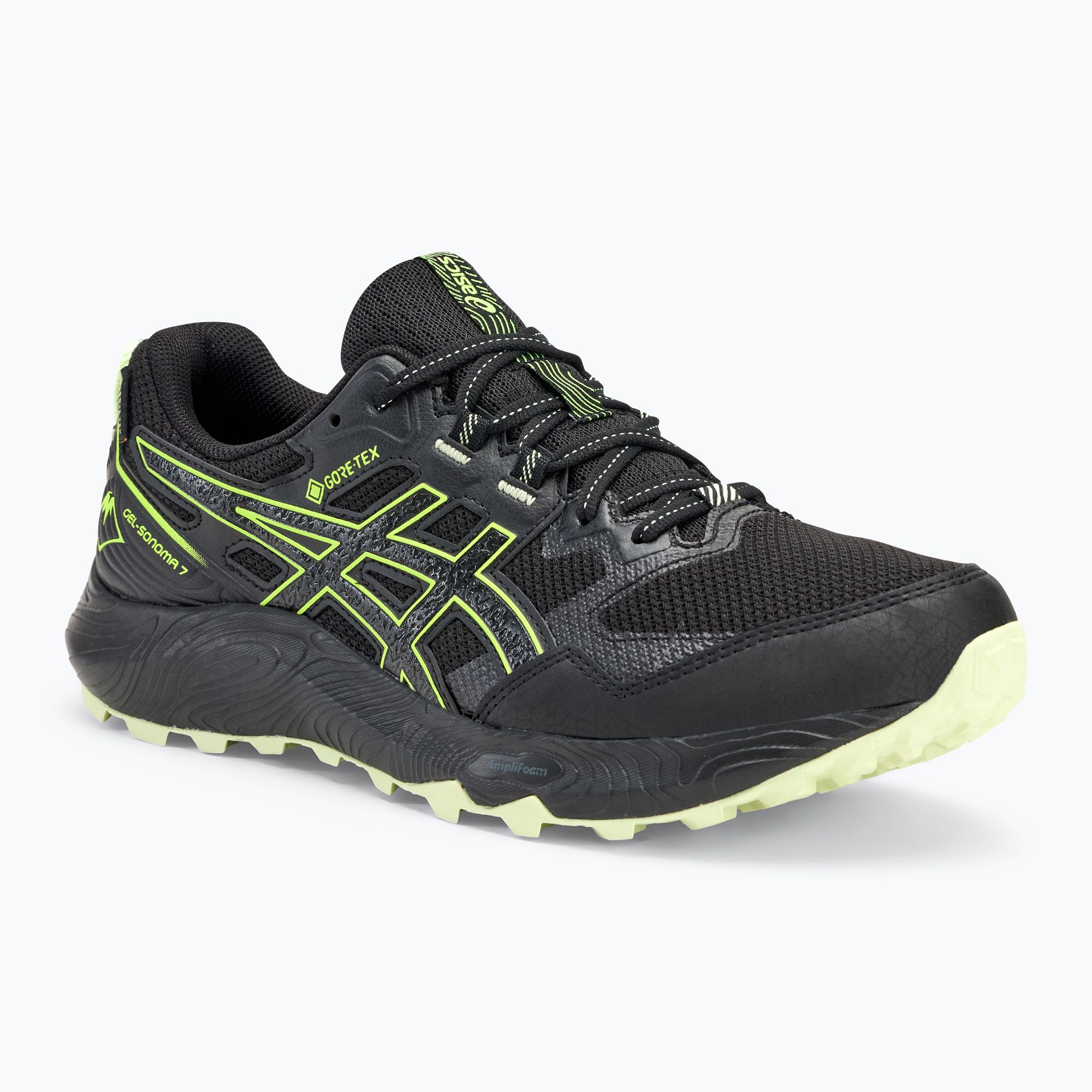 Мъжки обувки за бягане ASICS Gel-Sonoma 7 GTX black/safety yellow (1011B593-005) - Sportano.bg