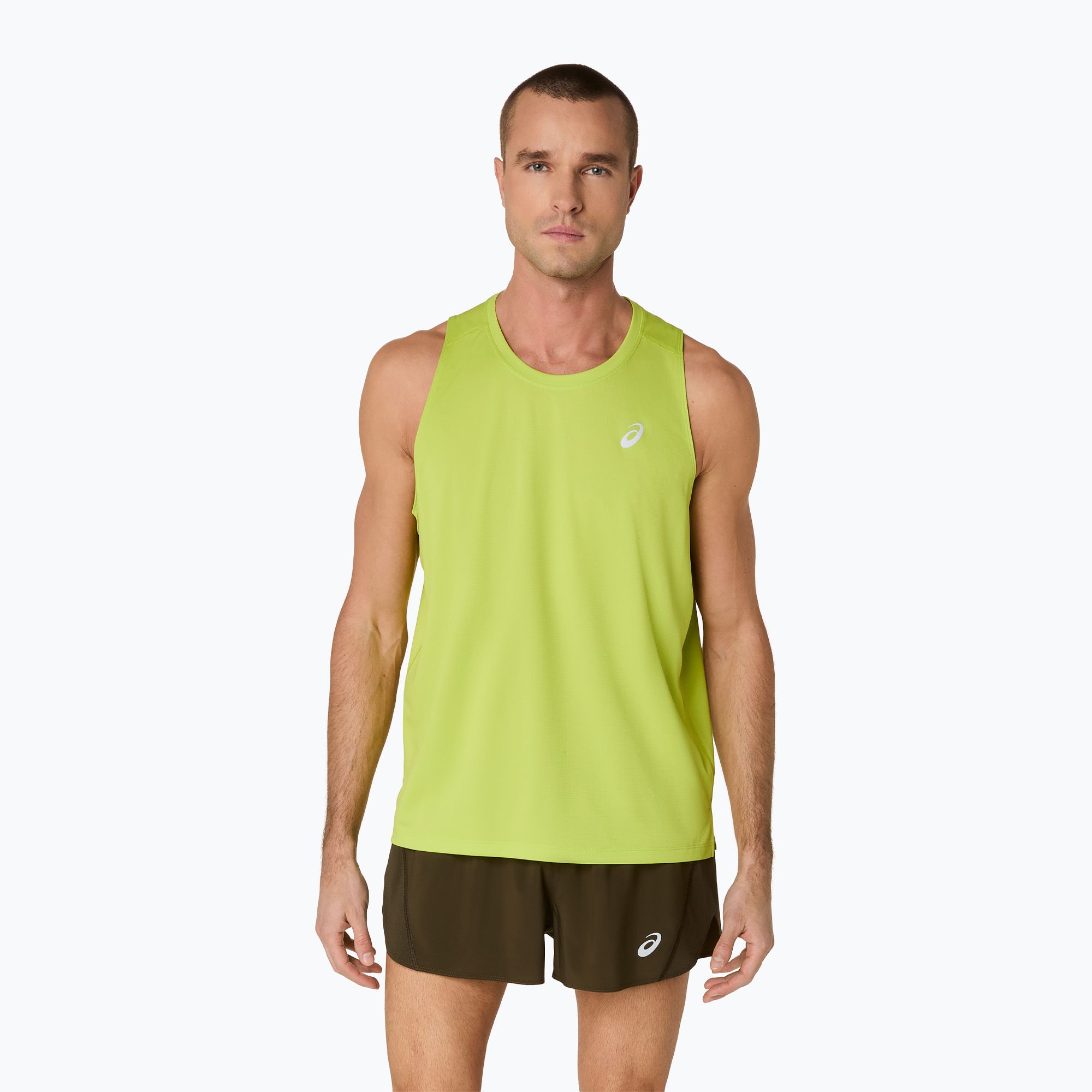 Мъжка тениска за бягане ASICS Core Singlet yamabuki (2011D223 ...