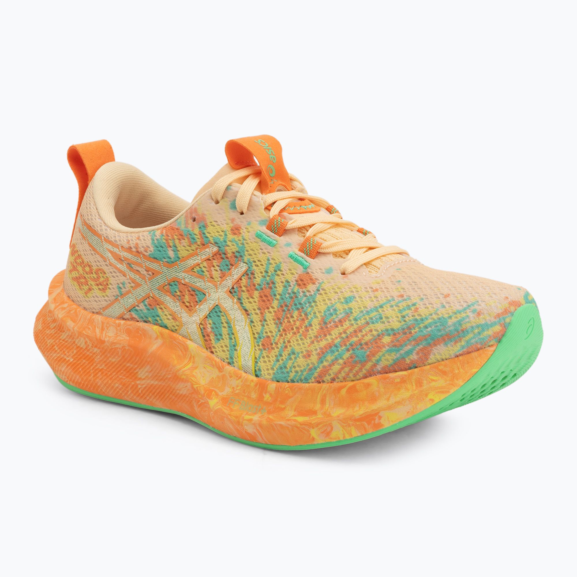 Дамски обувки за бягане Asics Noosa Tri 16 light orange/lemon spark ...
