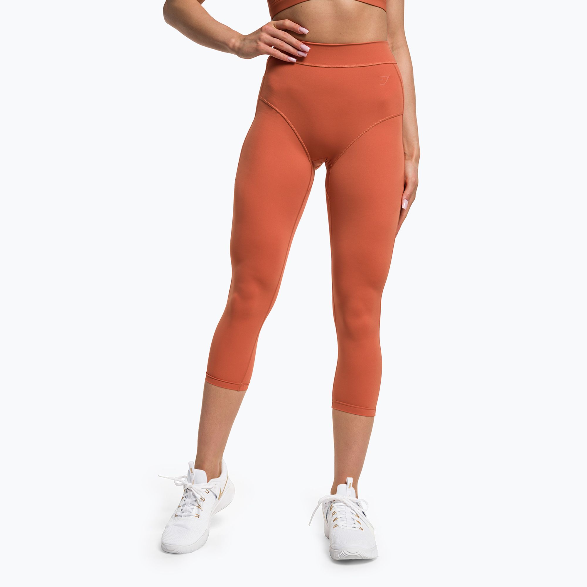 Дамски тренировъчен клин Gymshark KK Twins earth orange (B2A2P-OBDL-AQ2 ...