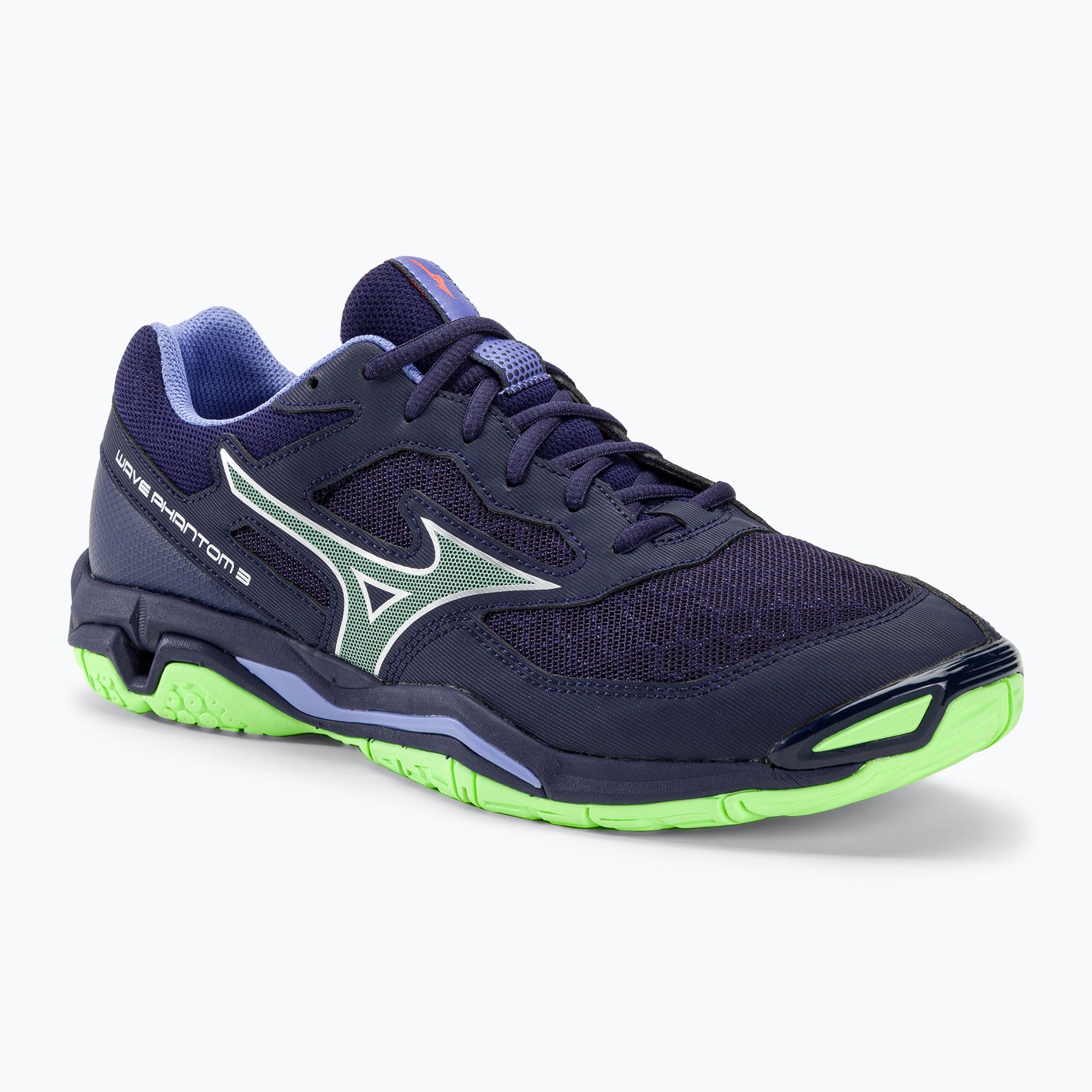 Мъжки обувки за хандбал Mizuno Wave Phantom 3 evening blue/tech green ...