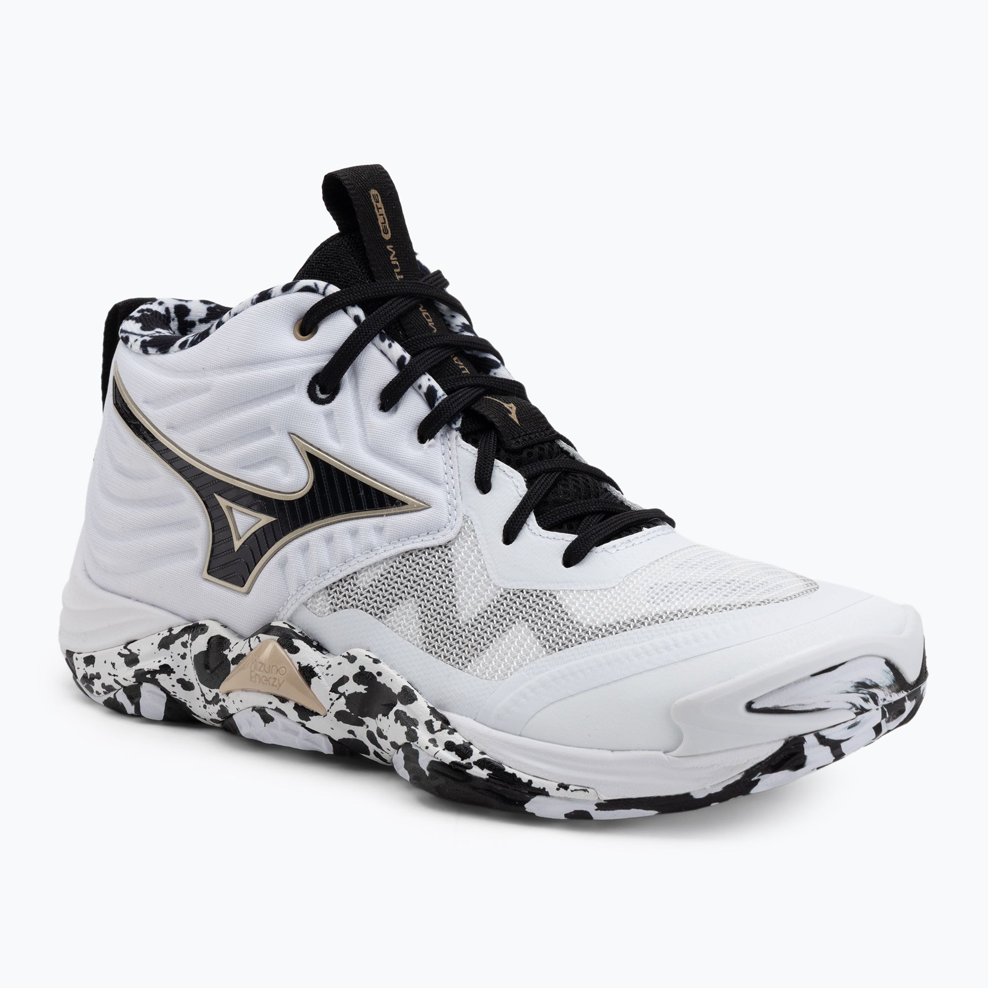 Обувки за волейбол Mizuno Wave Momentum Elite Mid white/lightning ...