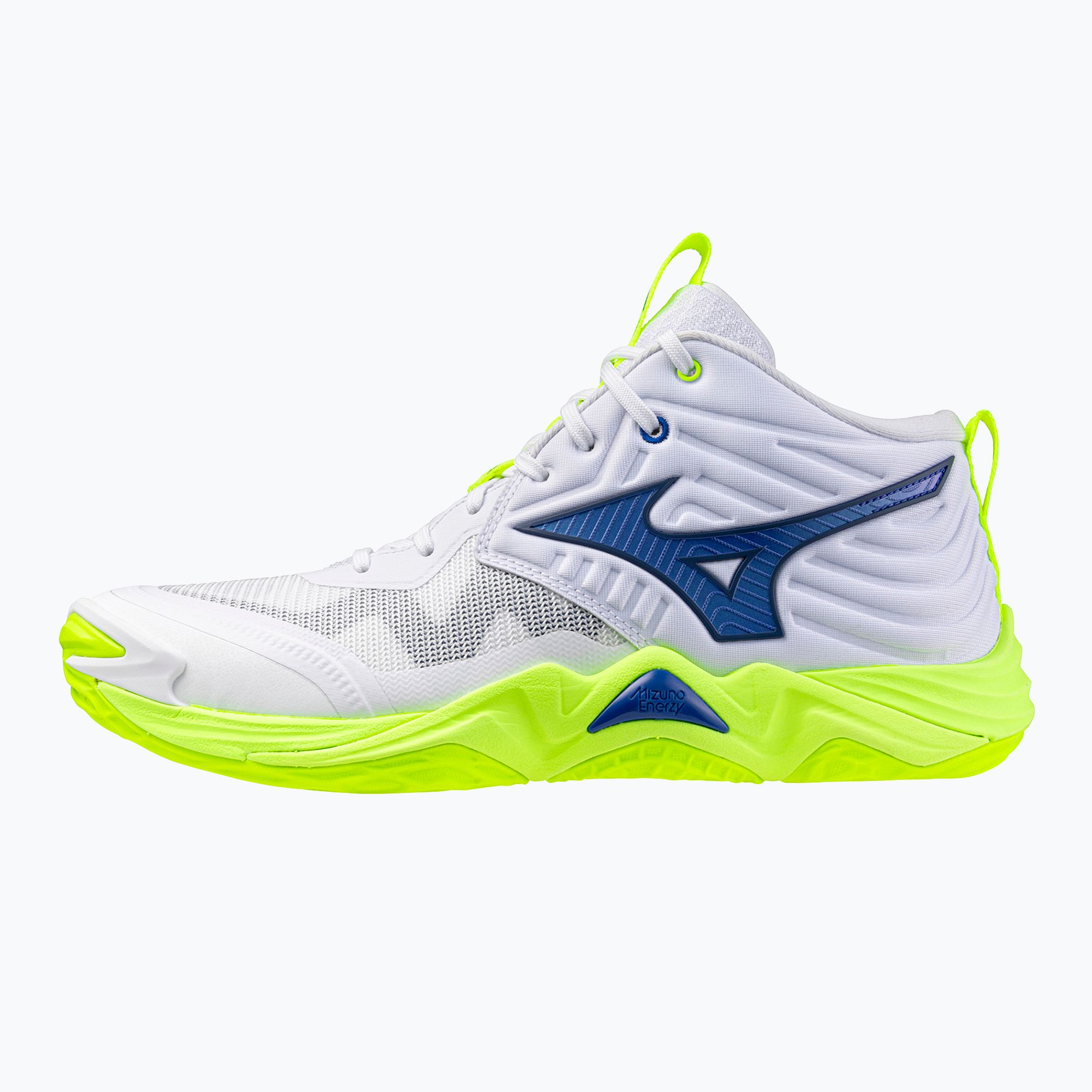 Обувки за волейбол Mizuno Wave Momentum Elite Mid white/lightning ...