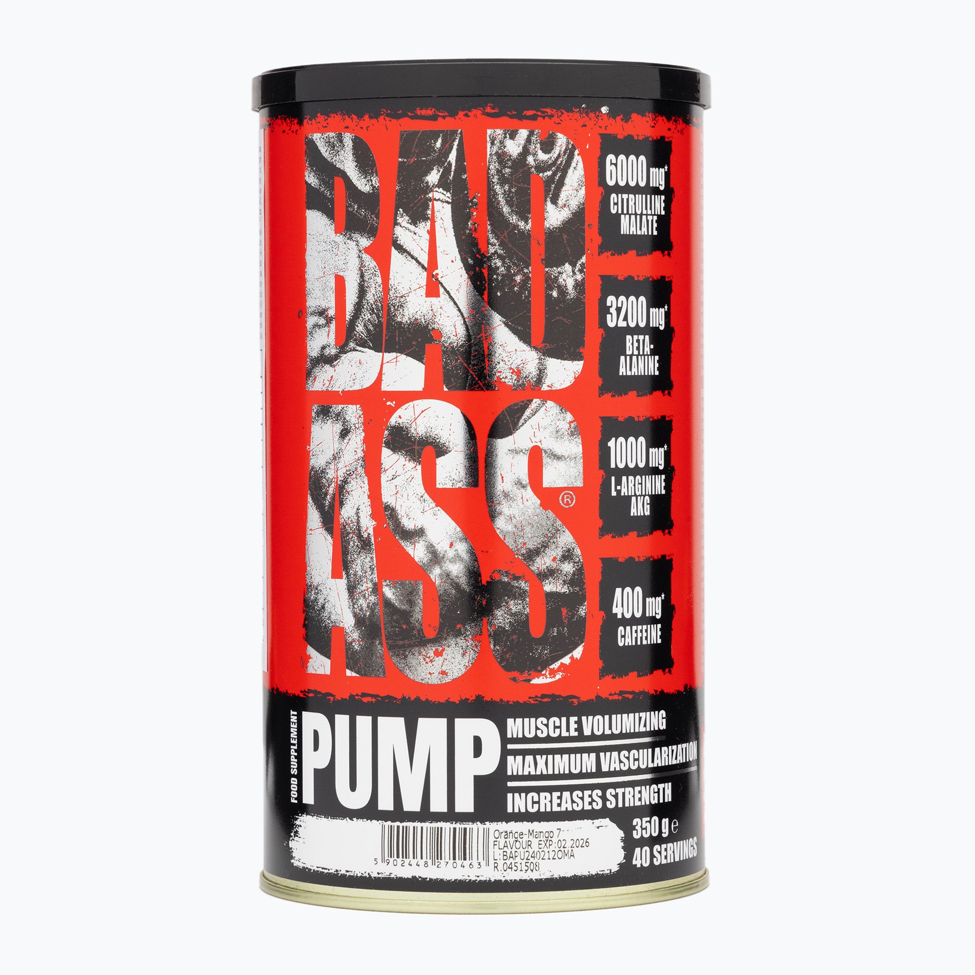 Хранитена добавка преди тренировка Fitness Authority Bad Ass Pump 350 g ...
