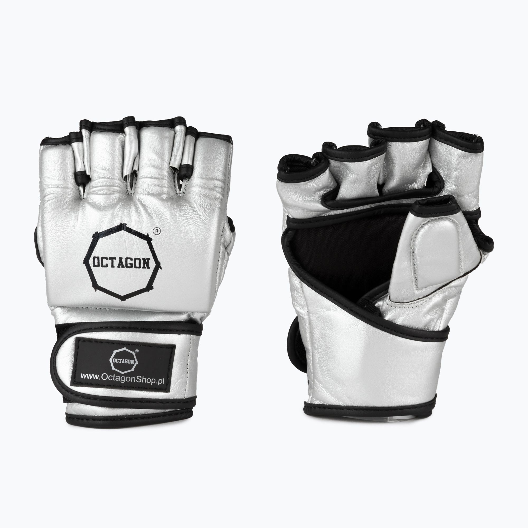 Ръкавици за граплинг Octagon MMA Silver (OCTAGON-MMETALLIC SILVER ...