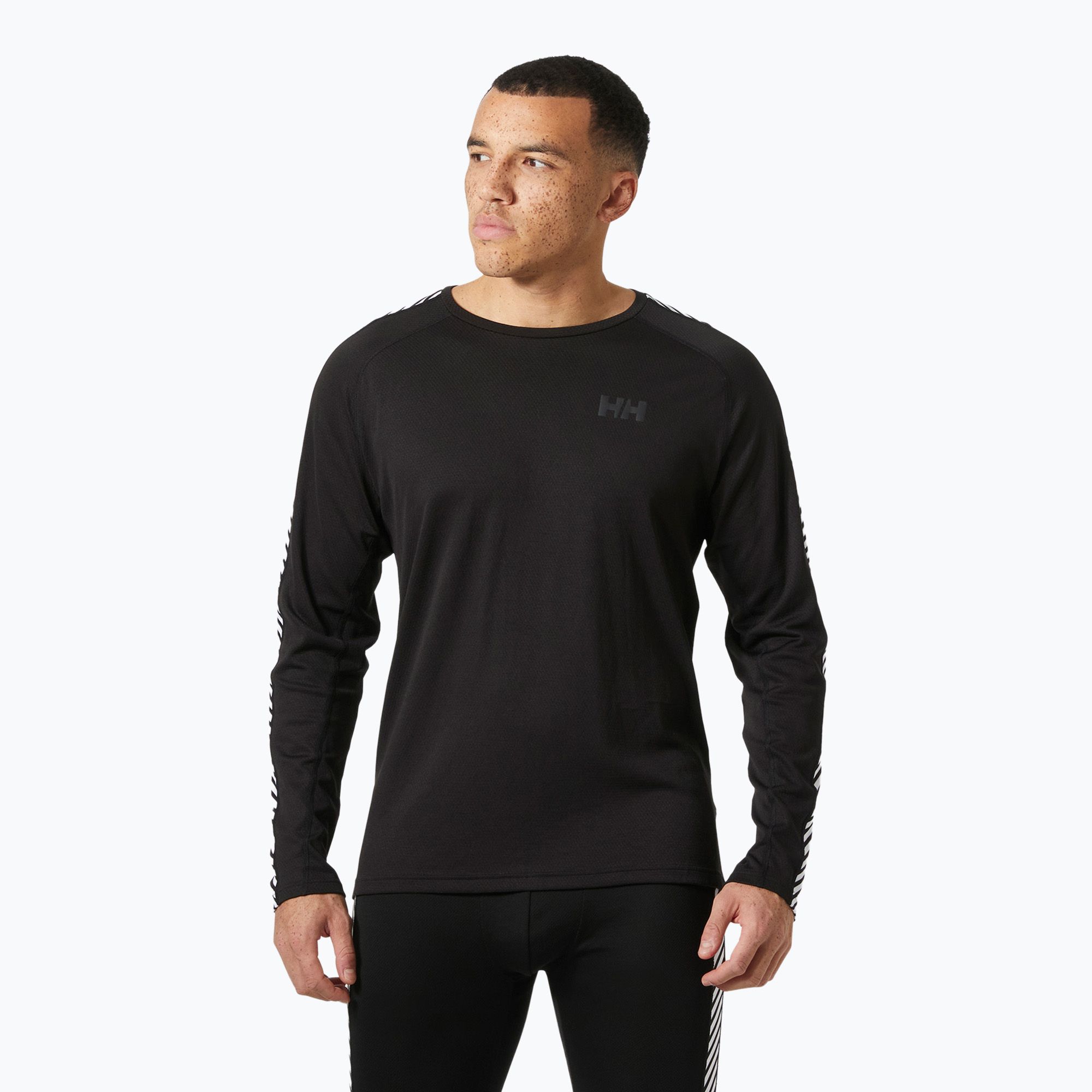 Мъжка термоактивна блуза Helly Hansen Lifa Active Stripe Crew black ...