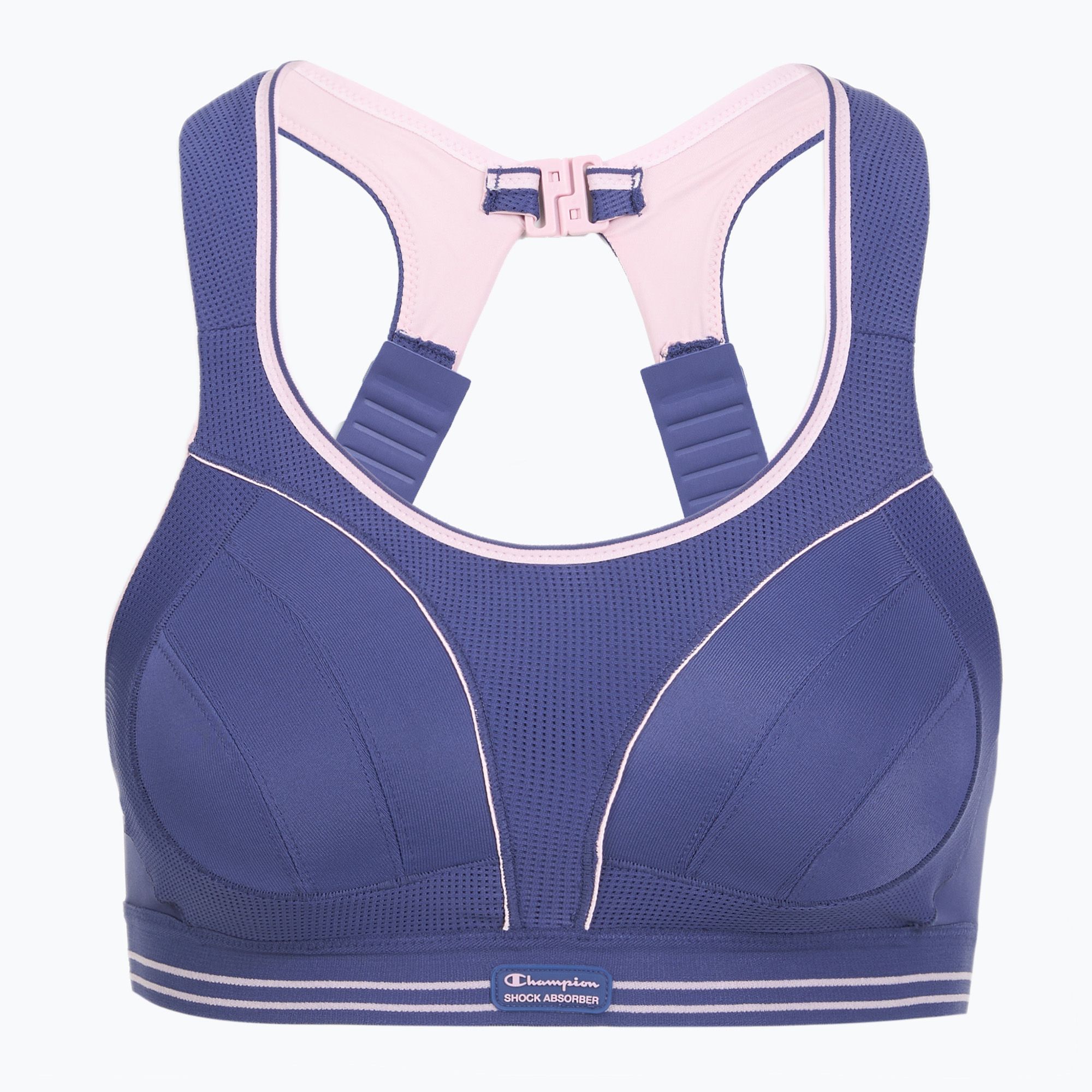 Спортен сутиен Shock Absorber Ultimate Run Bra blue (U10046) - Sportano.bg