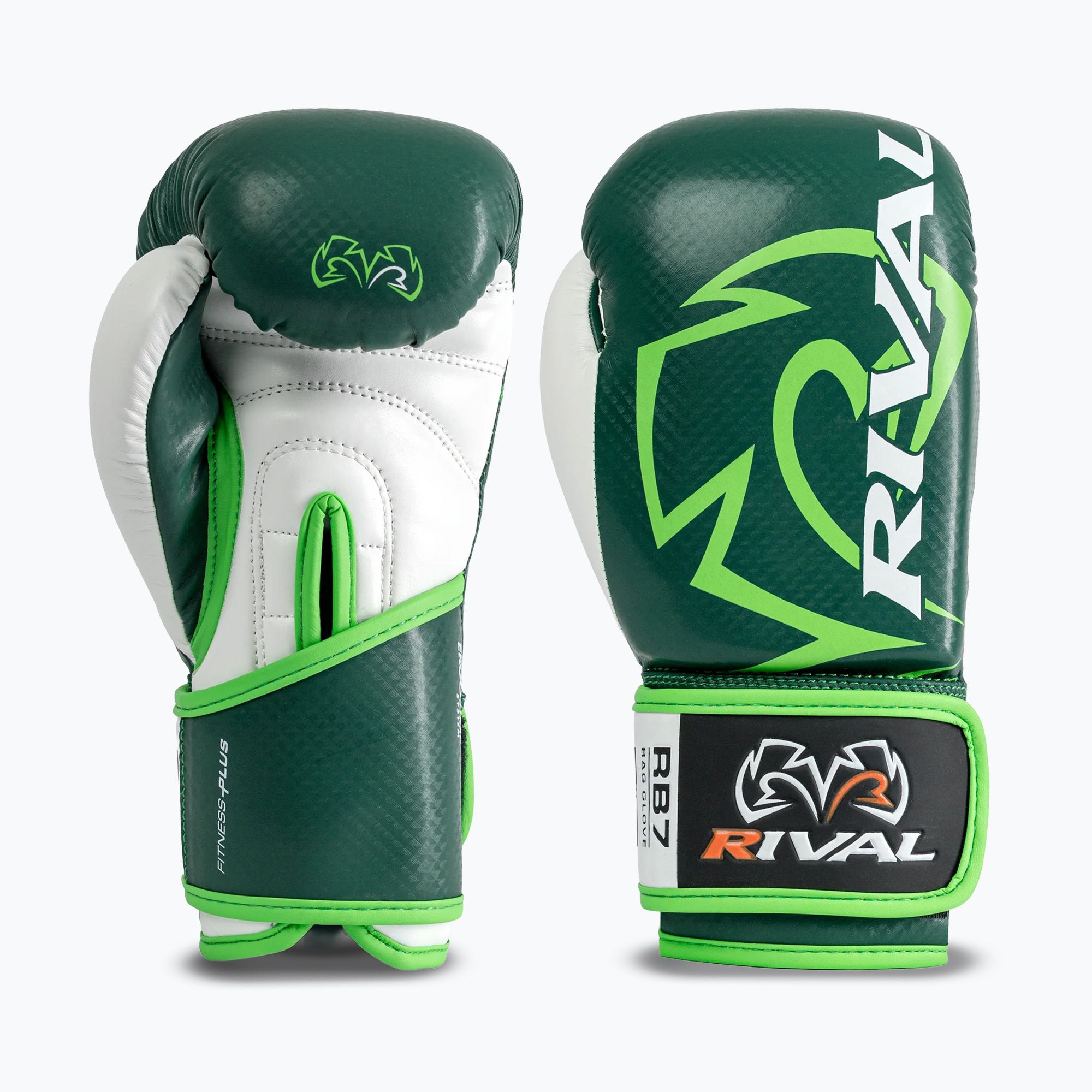 Боксови ръкавици Rival RB7 Fitness Plus Bag green/white (RB7-GREEN ...