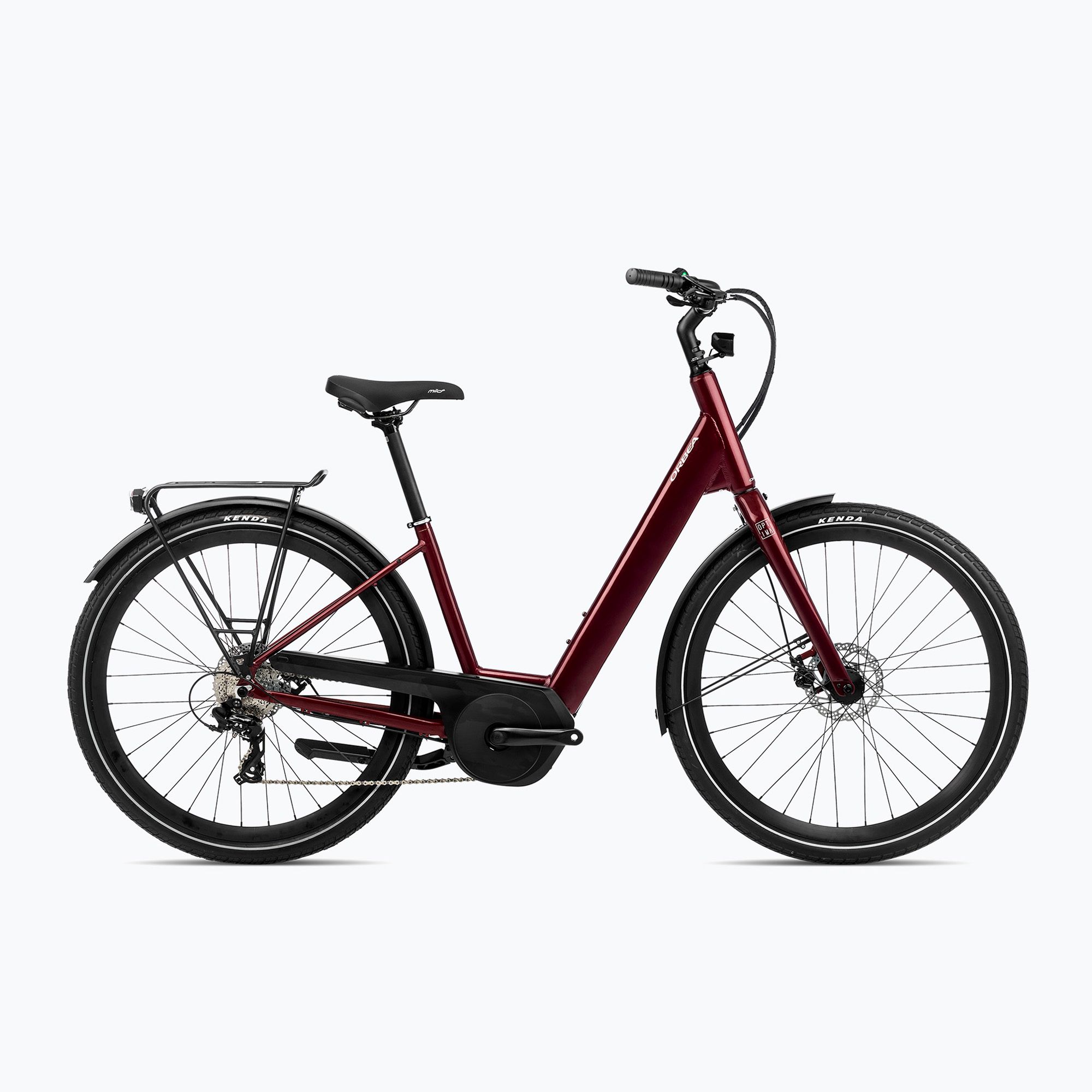 Orbea Optima E50 36V 248Wh металик тъмно червен електрически велосипед ...