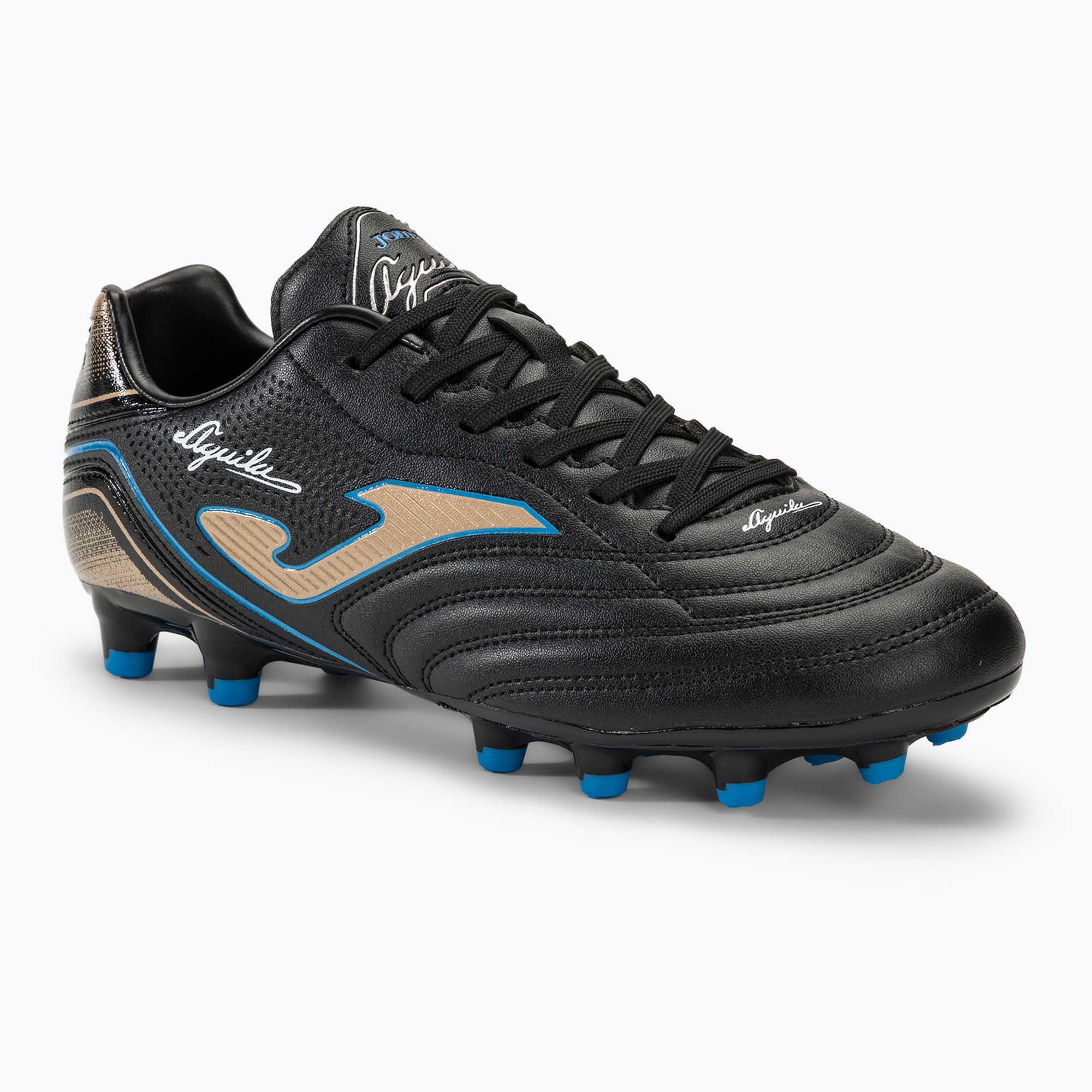 Мъжки футболни обувки Joma Aguila FG black/gold (AGUS2301FG) - Sportano.bg