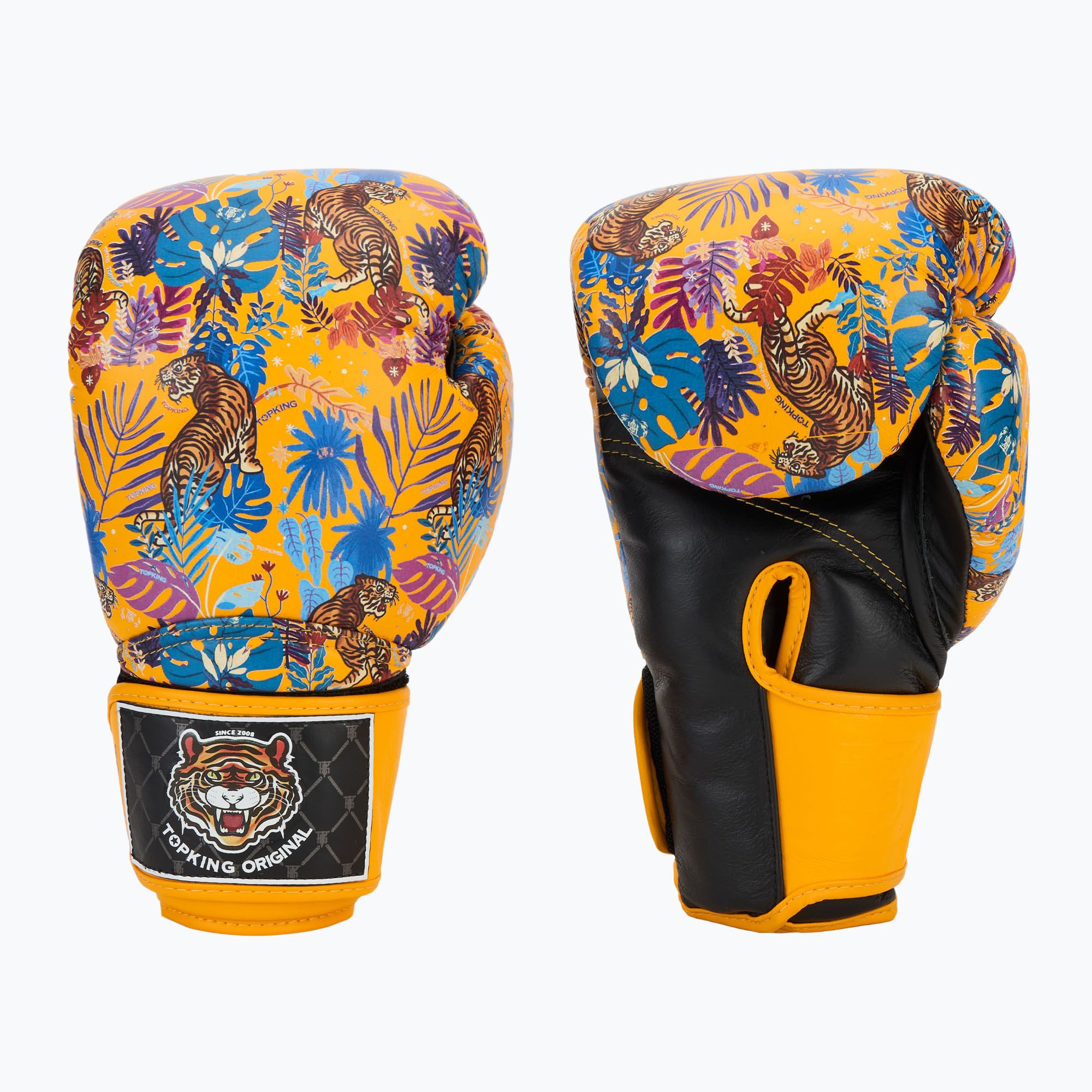 Боксови ръкавици Top King Boxing Wild Tiger black/yellow (TKBGWT-BK-YW ...