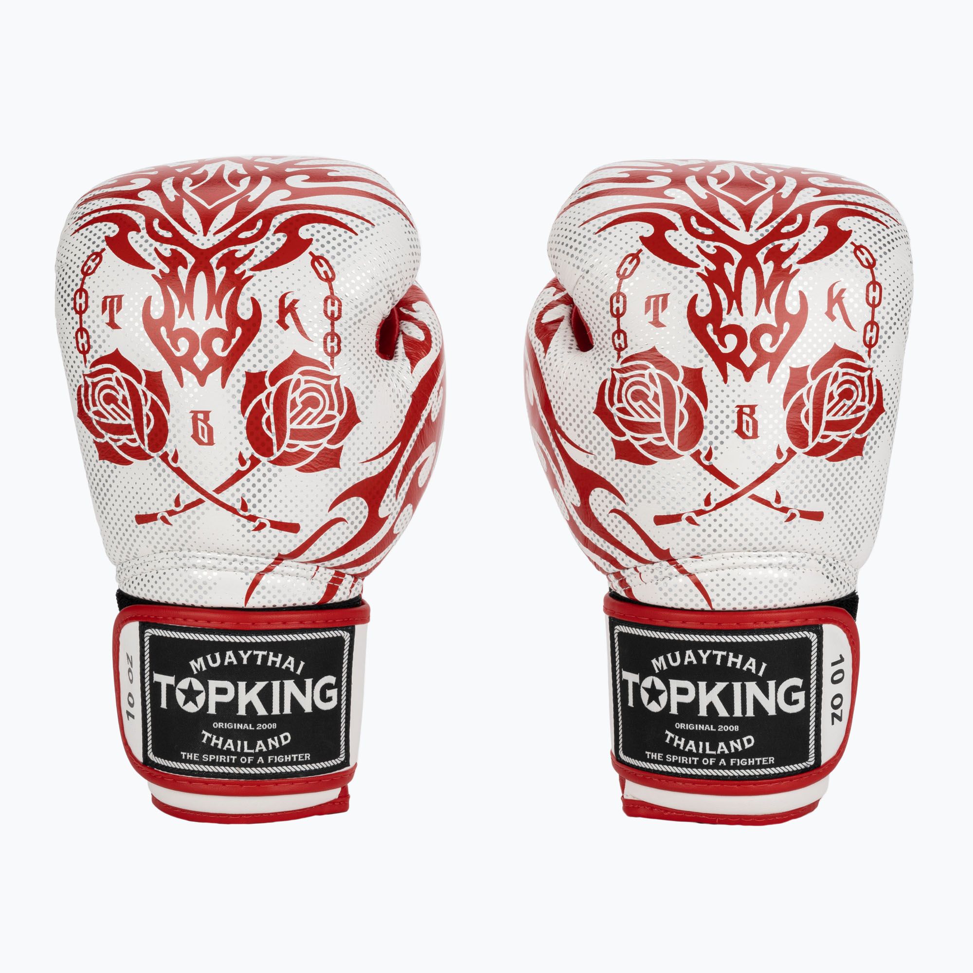 Боксови ръкавици Top King Boxing Dragon red/white (TKBGDG-RD-WH ...