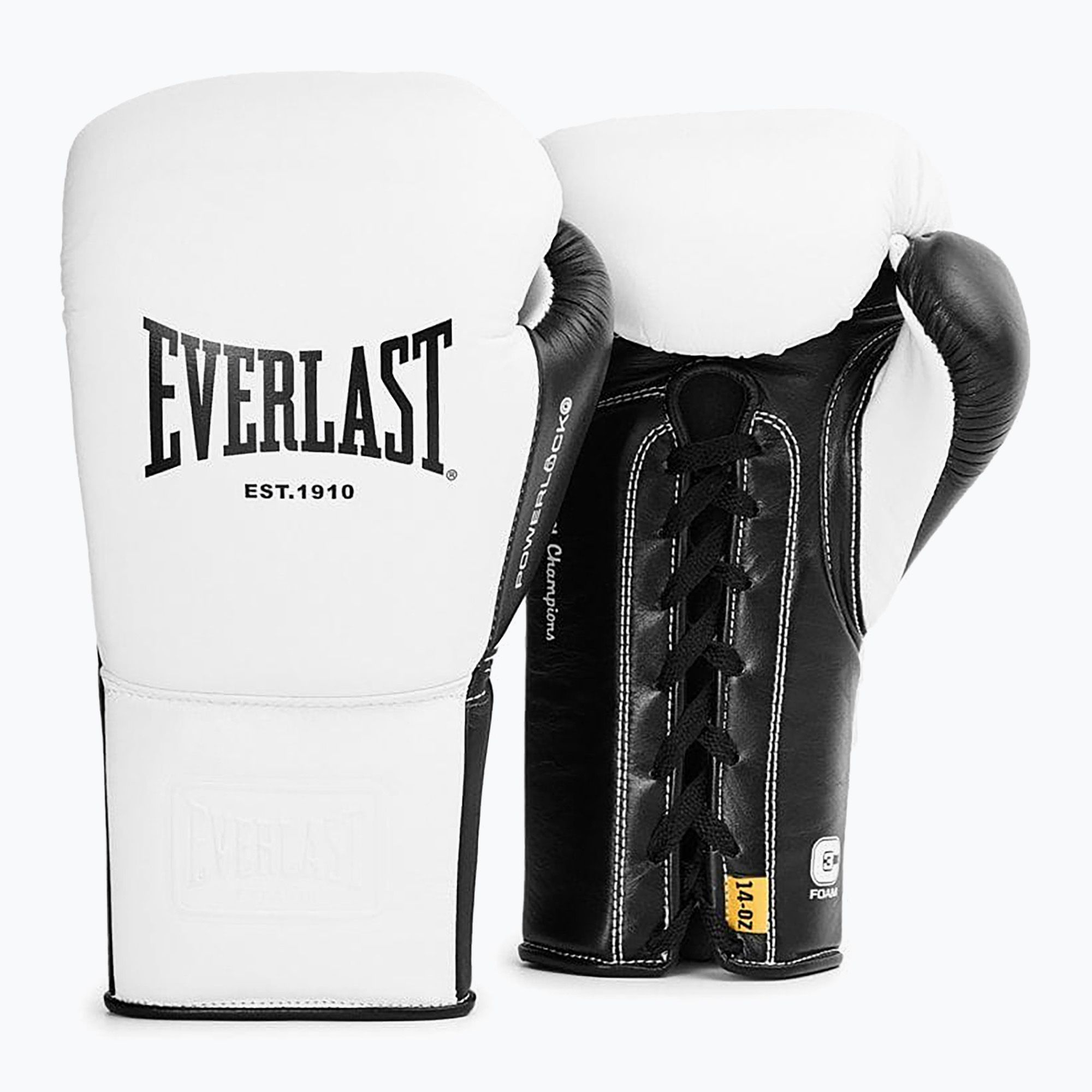 Боксьорски ръкавици Everlast Powerlock Pro OG Laced black/white ...